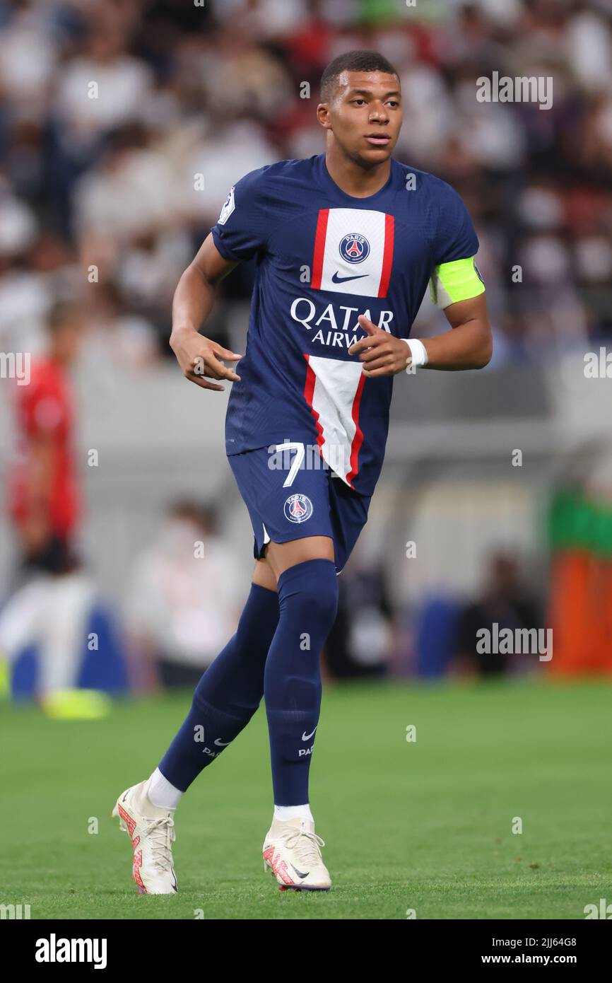 Saitama, Japan. 23rd July, 2022. Kylian Mbappe (PSG) Football/Soccer ...