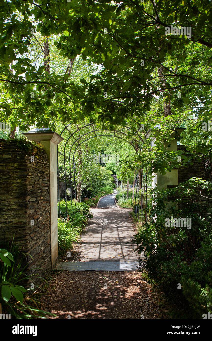 Entrance and trellis of a park in the West of France Stock Photo - Alamy