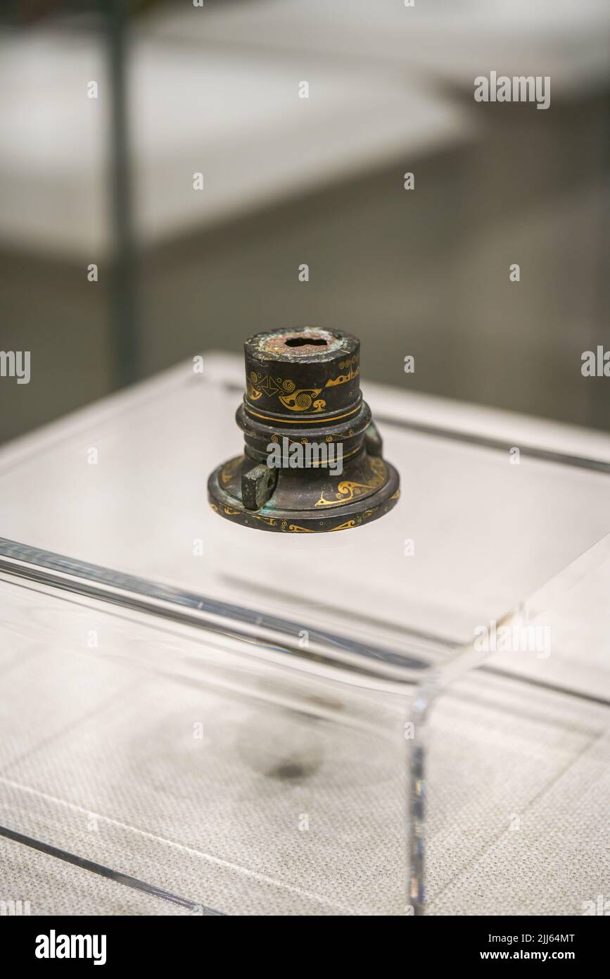 Ancient Chinese cultural relics in the museum Stock Photo - Alamy