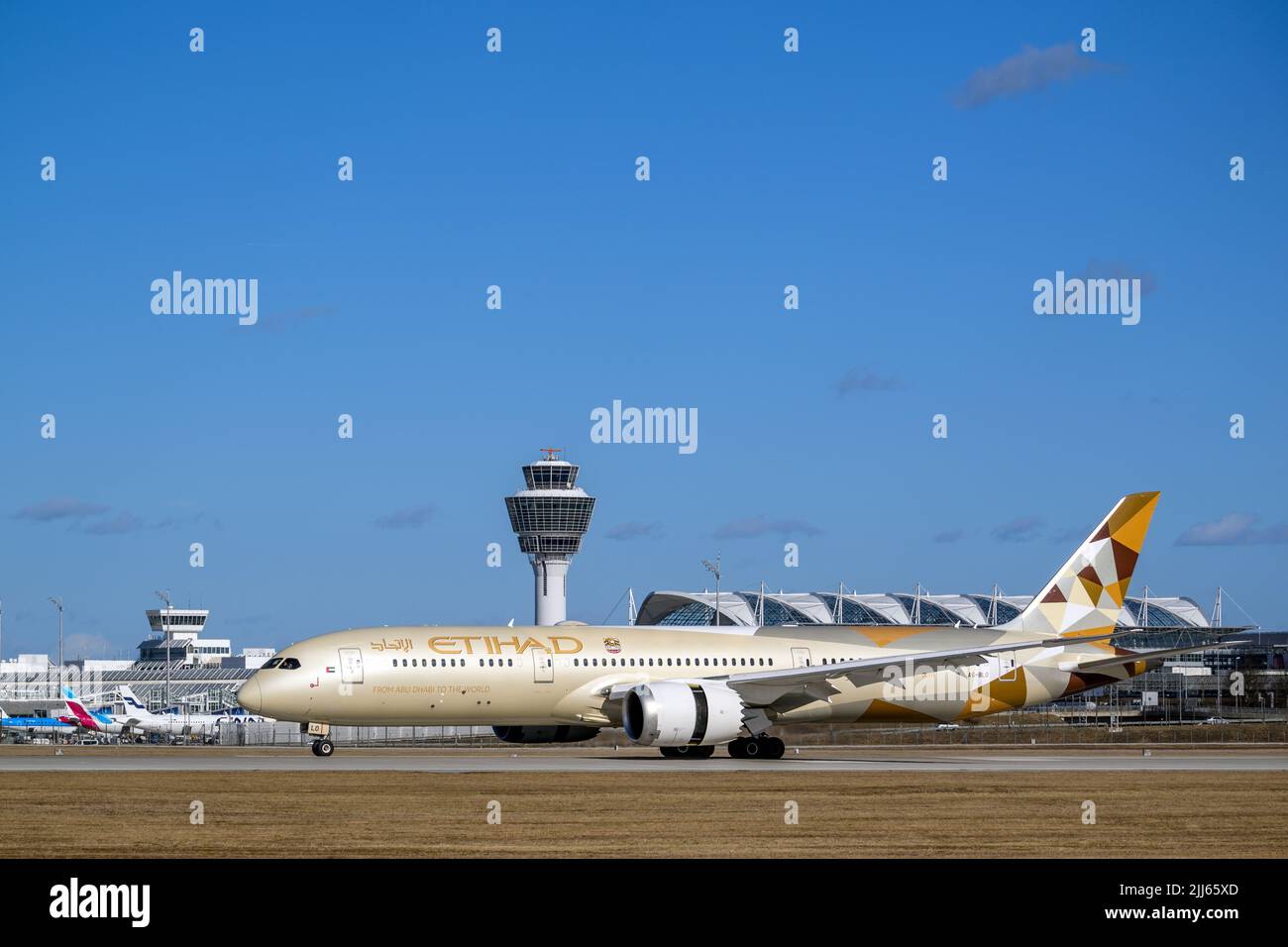 Etihad Airways Boeing 787-9 Dreamliner With The Aircraft Registration ...