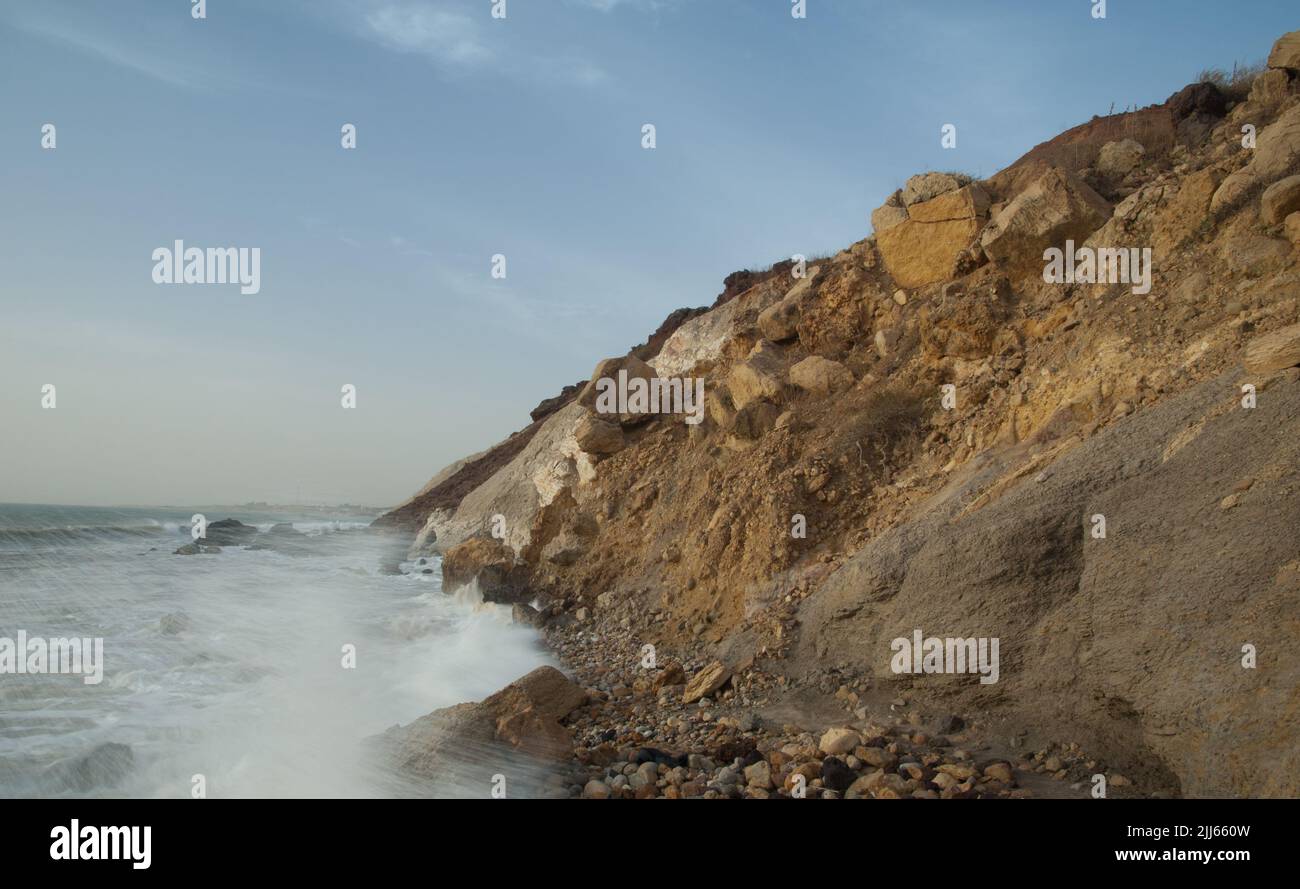 Coastal landscape in the Natural Reserve of Popenguine. Thies. Senegal ...