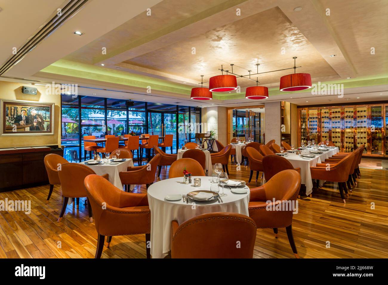 January 13, 2017 Interior of Aldo's restaurant and bistro located in ...