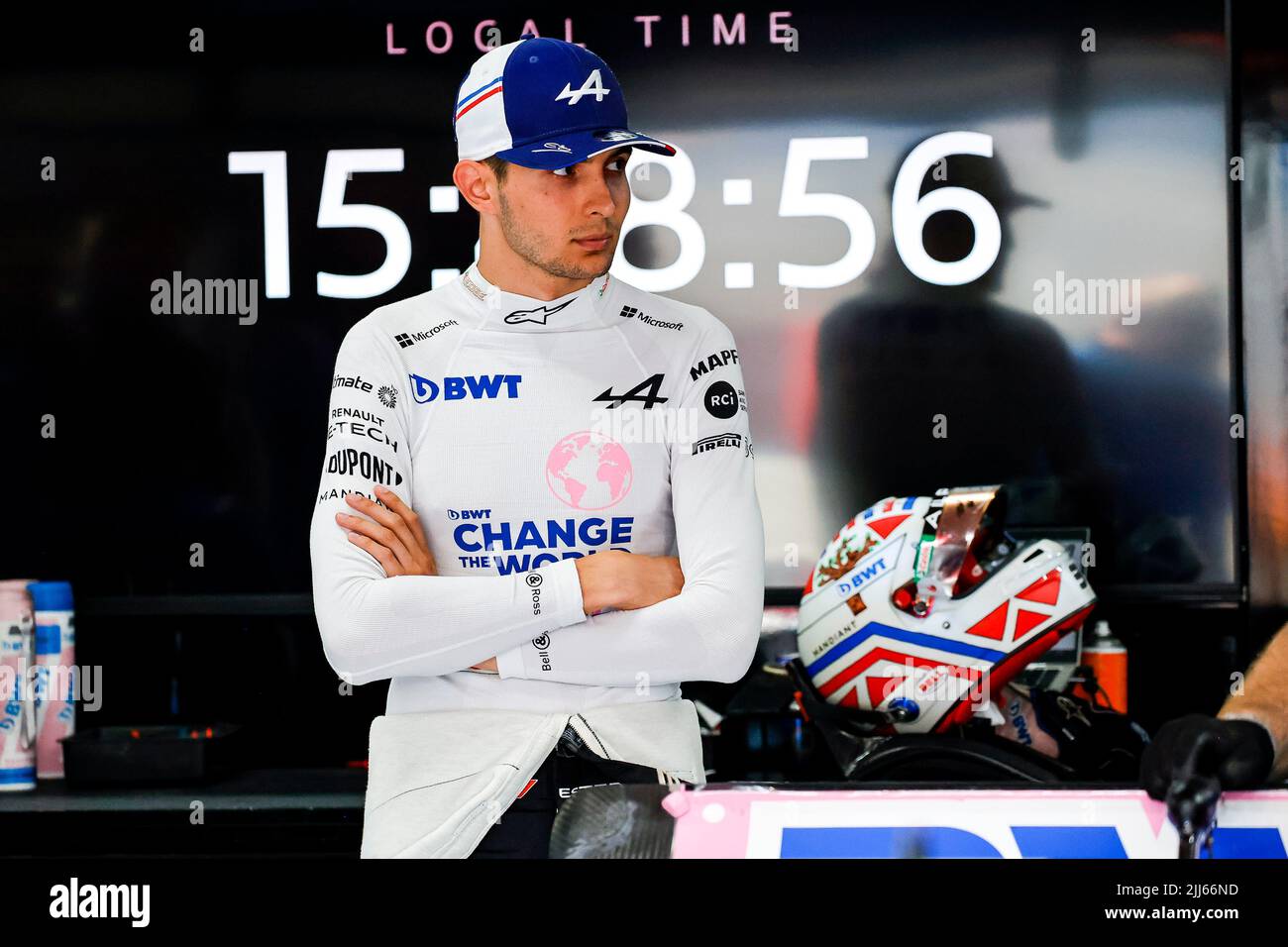 OCON Esteban (fra), Alpine F1 Team A522, portrait during the Formula 1 Lenovo Grand Prix de ...