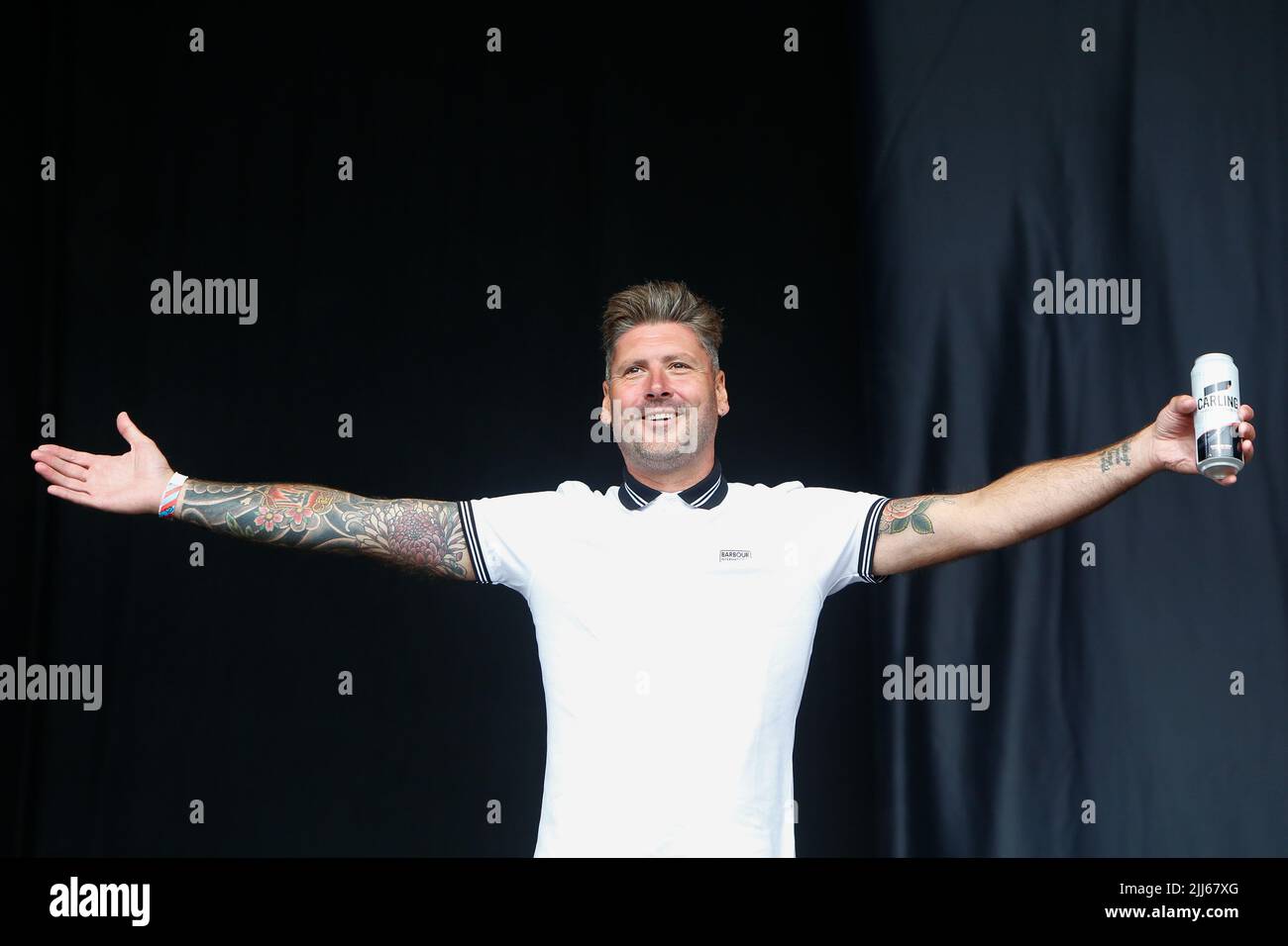 Jon Windle lead singer of Little Man Tate Stock Photo - Alamy