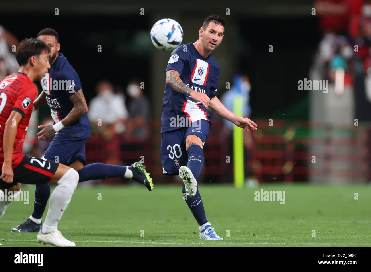 Saitama, Japan. 23rd July, 2022. Lionel Messi (PSG) Football/Soccer ...