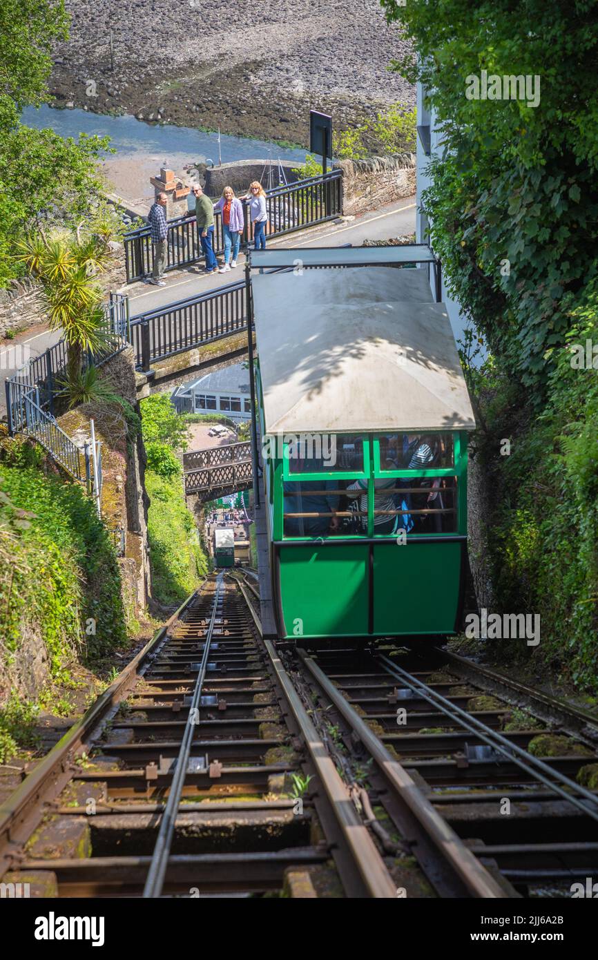 The Lynton and Lynmouth Cliff Railway Stock Photo - Alamy