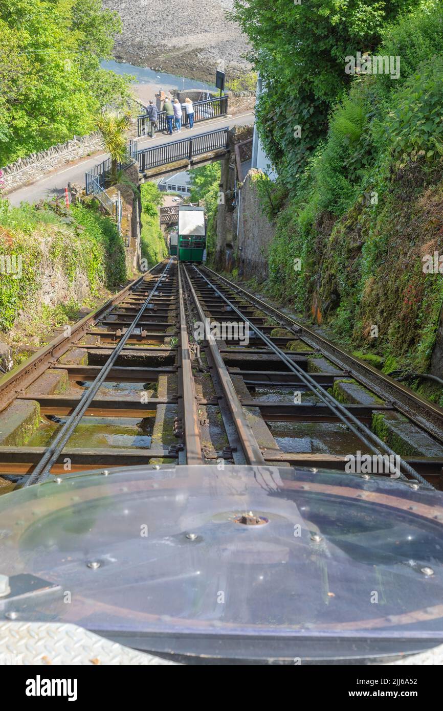 The Lynton and Lynmouth Cliff Railway Stock Photo - Alamy