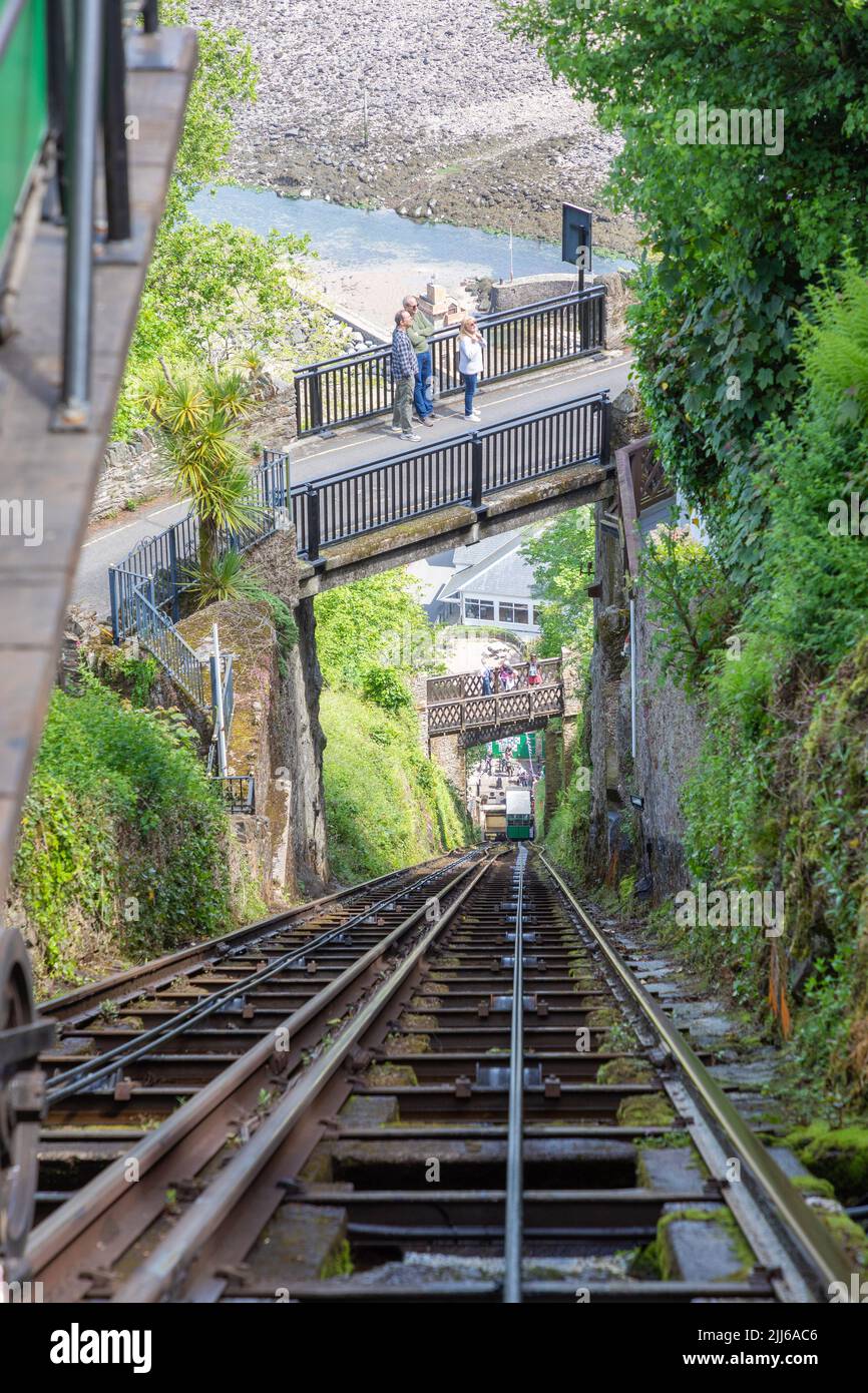 The Lynton and Lynmouth Cliff Railway Stock Photo - Alamy