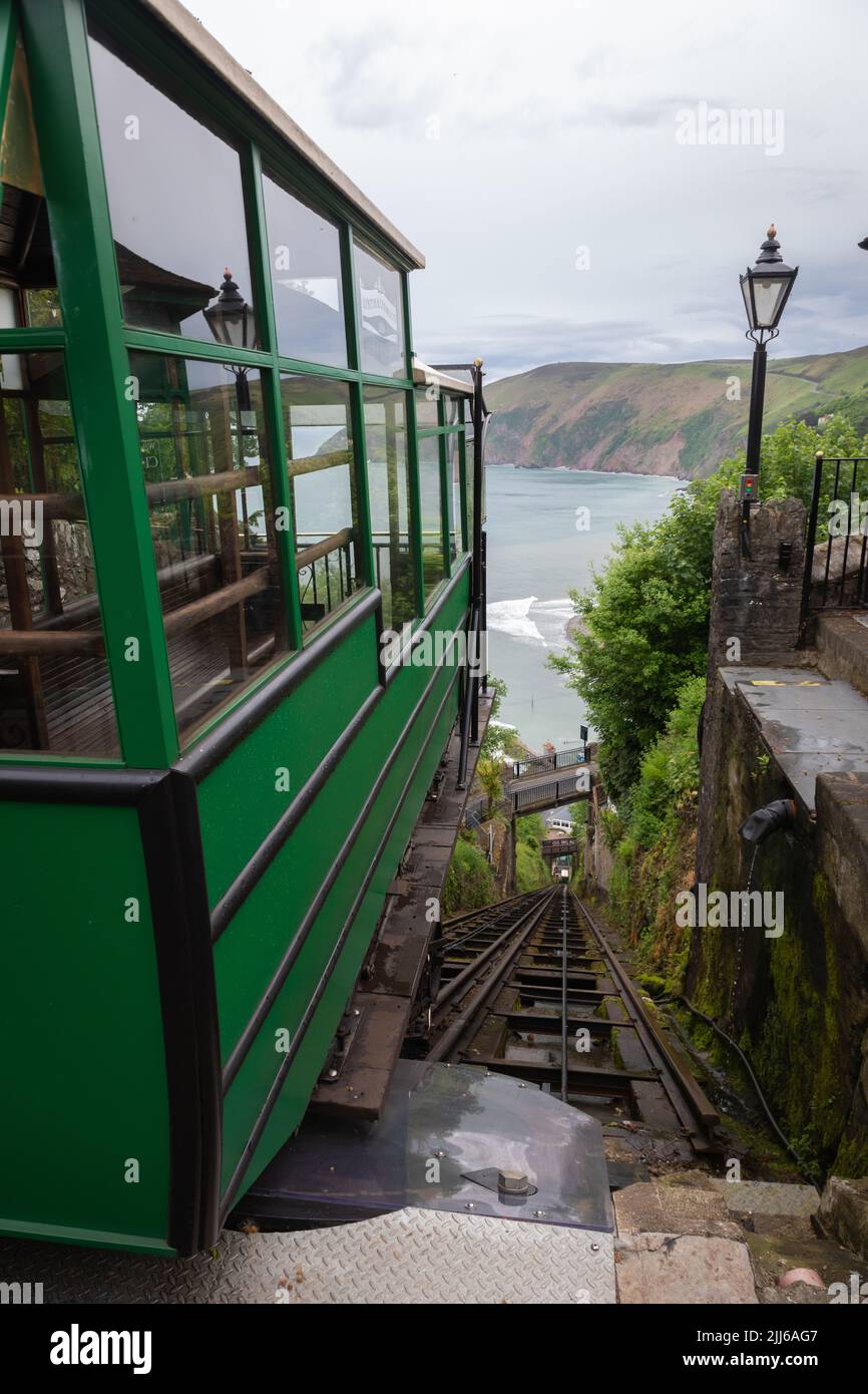 Lynmouth cliff railway hi-res stock photography and images - Alamy