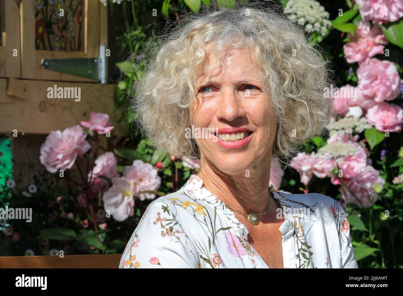 BBC Gardener's World presenter Sue Kent at RHS Hampton Court Palace ...