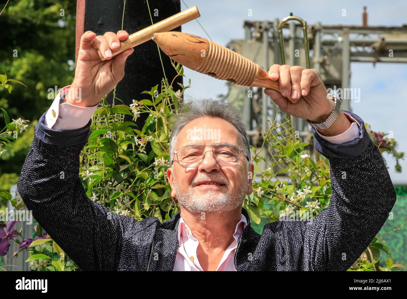 Celebrity Chef Raymond Blanc at the Symphony of the Wild garden, RHS ...