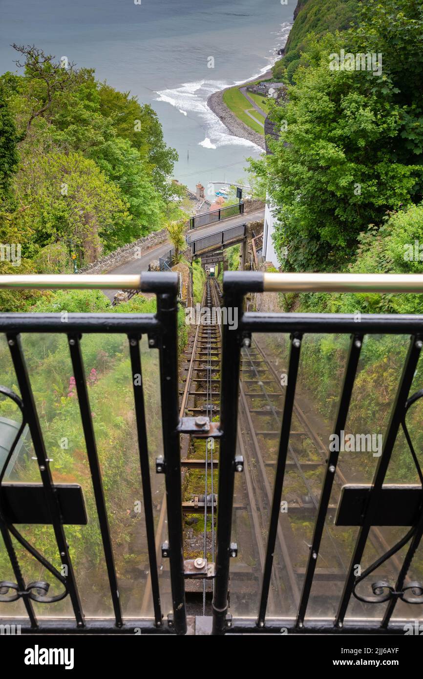 The Lynton and Lynmouth Cliff Railway Stock Photo - Alamy