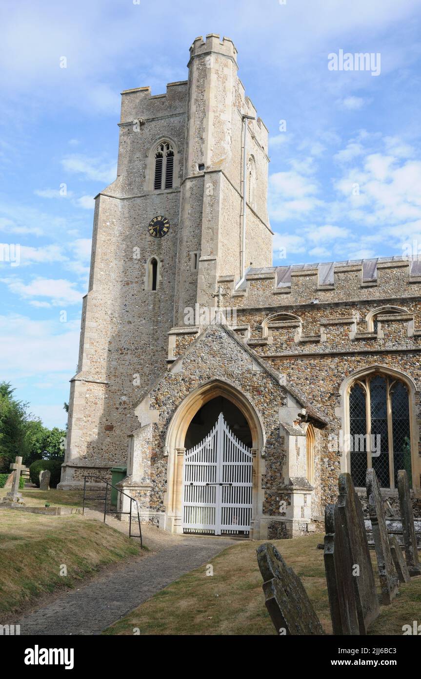 St Mary the Virgin, Withersfield, Suffolk Stock Photo - Alamy