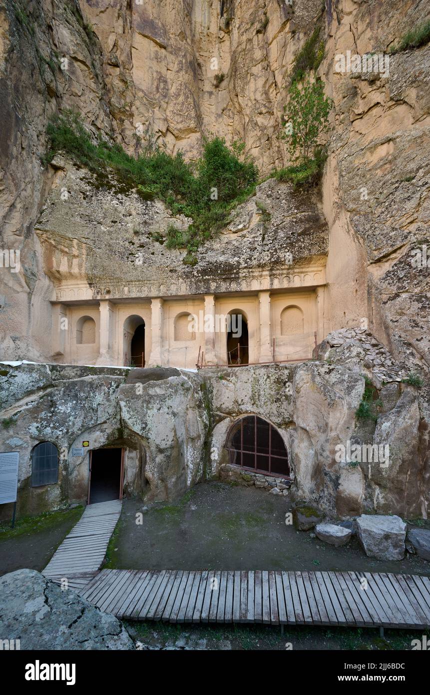 facade of Sumbullu church or Jacinth church, Ihlara valley or ...