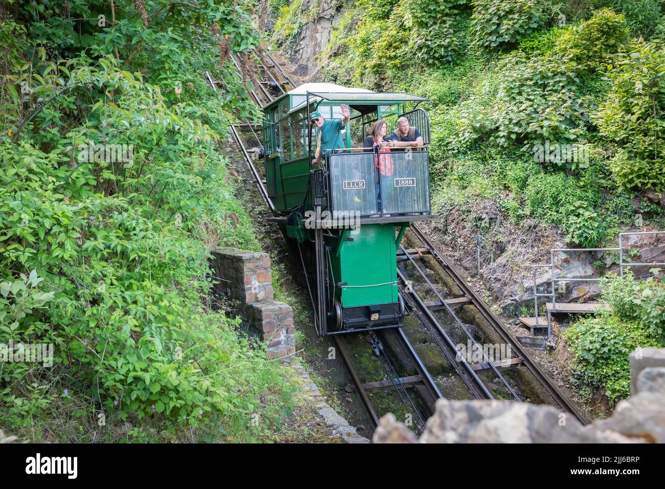 Lynton & Lynmouth Cliff Railway Stock Photo - Alamy