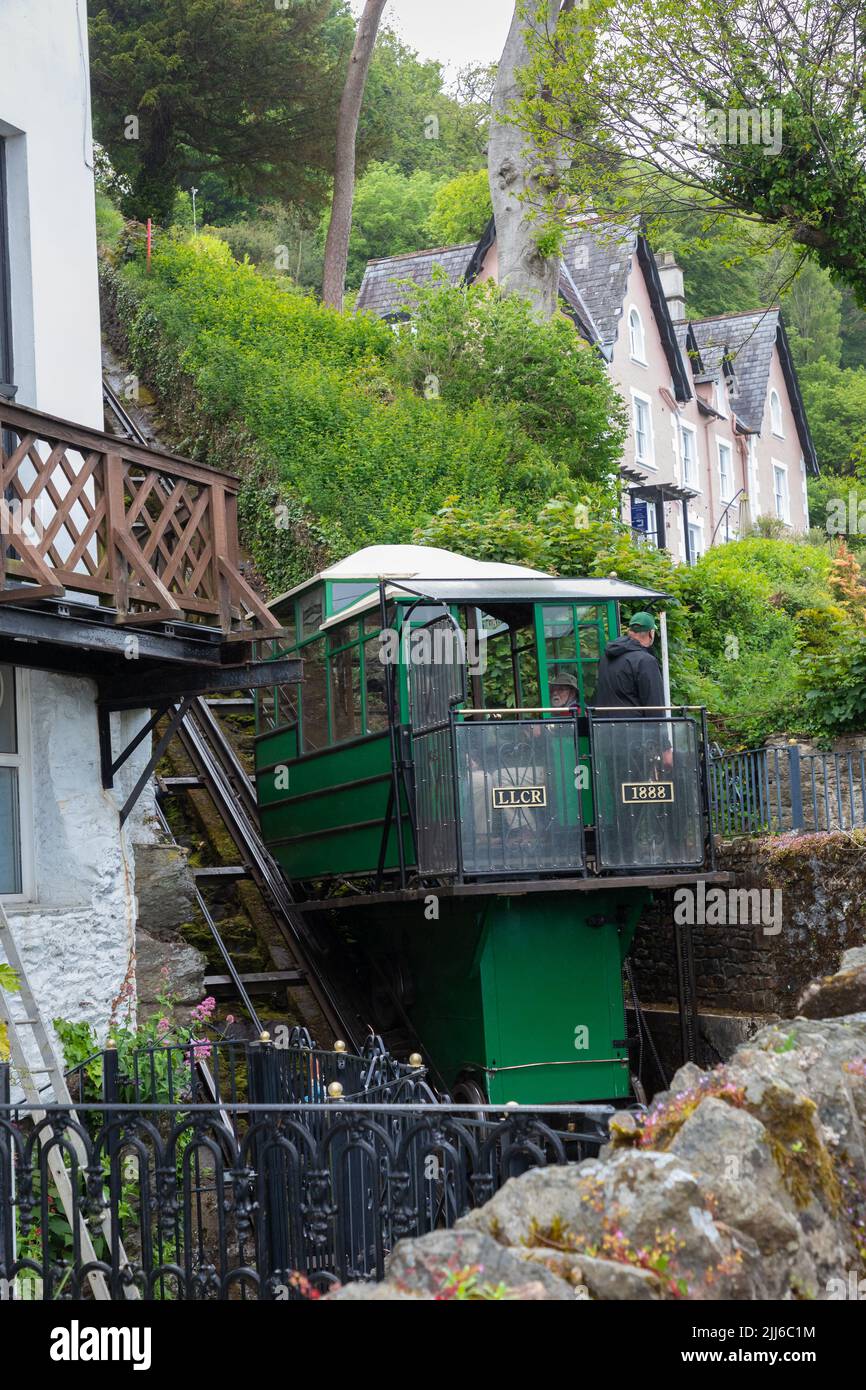The Lynton and Lynmouth Cliff Railway Stock Photo - Alamy