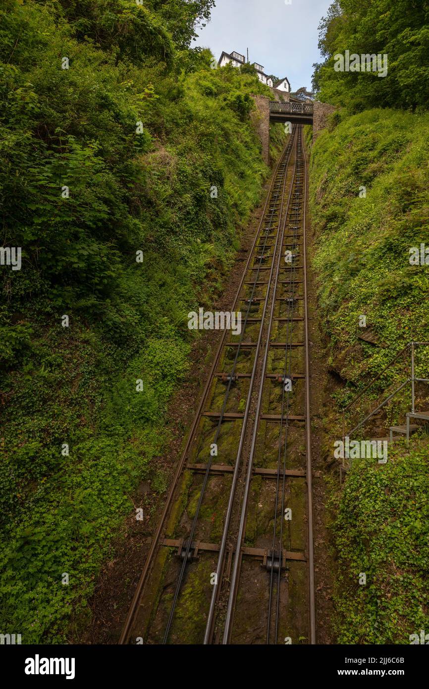 The Lynton and Lynmouth Cliff Railway Stock Photo - Alamy