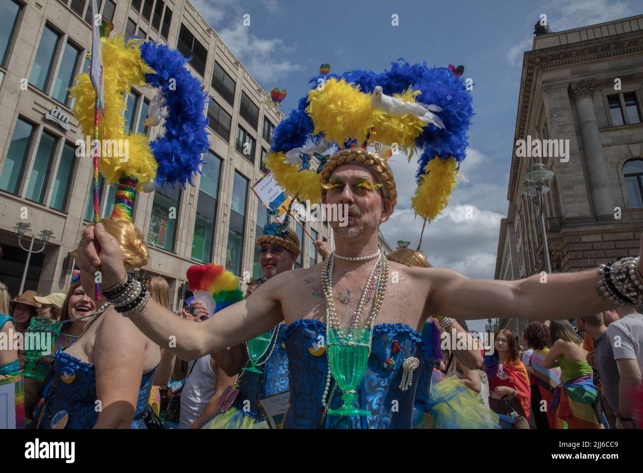 The 44th Berlin Pride Celebration, also known as Christopher Street Day ...