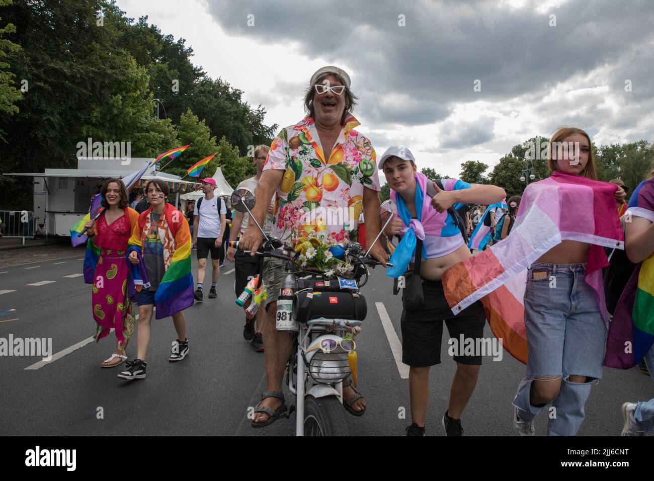 The 44th Berlin Pride Celebration, also known as Christopher Street Day ...