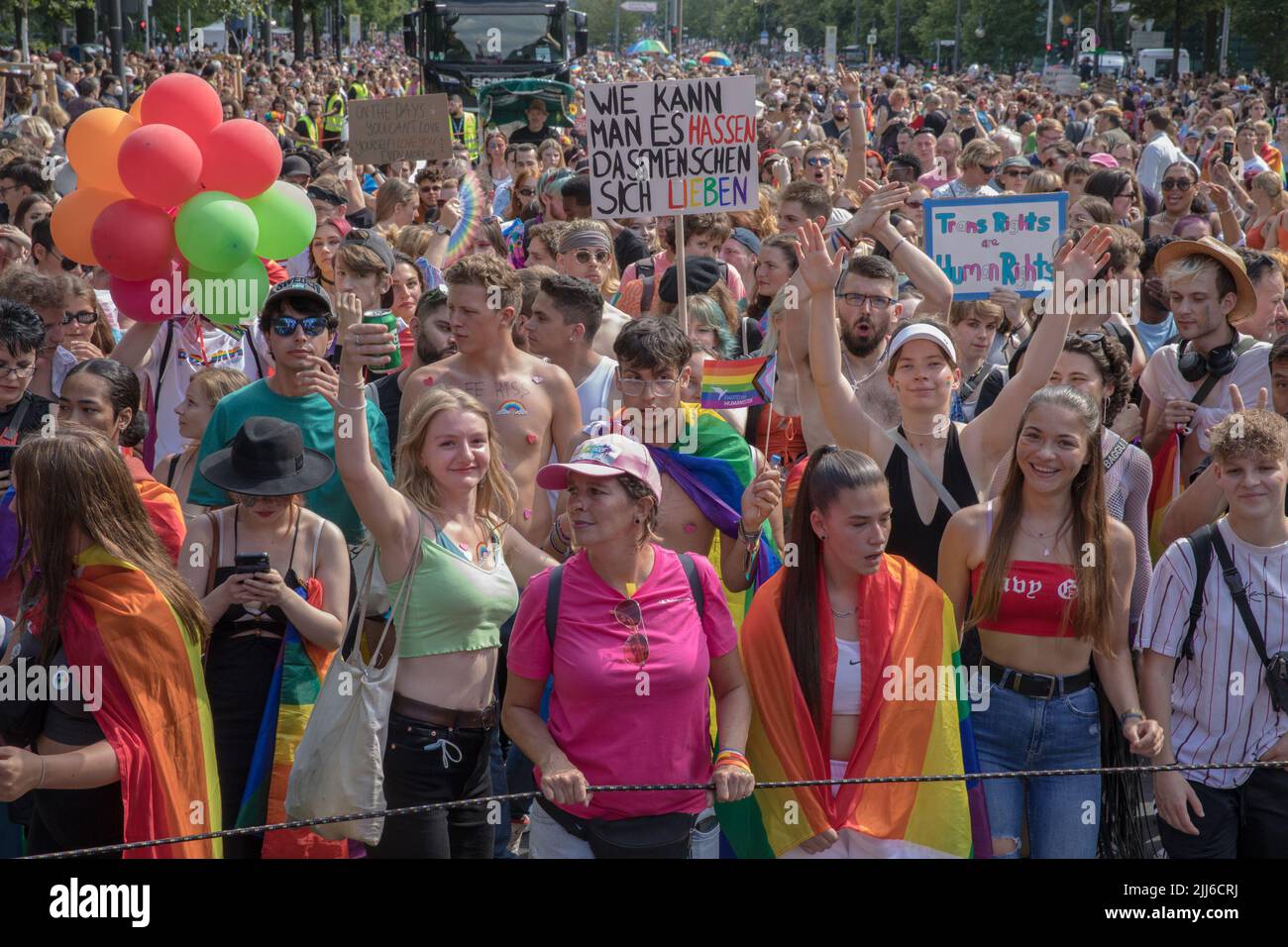 The 44th Berlin Pride Celebration Also Known As Christopher Street Day