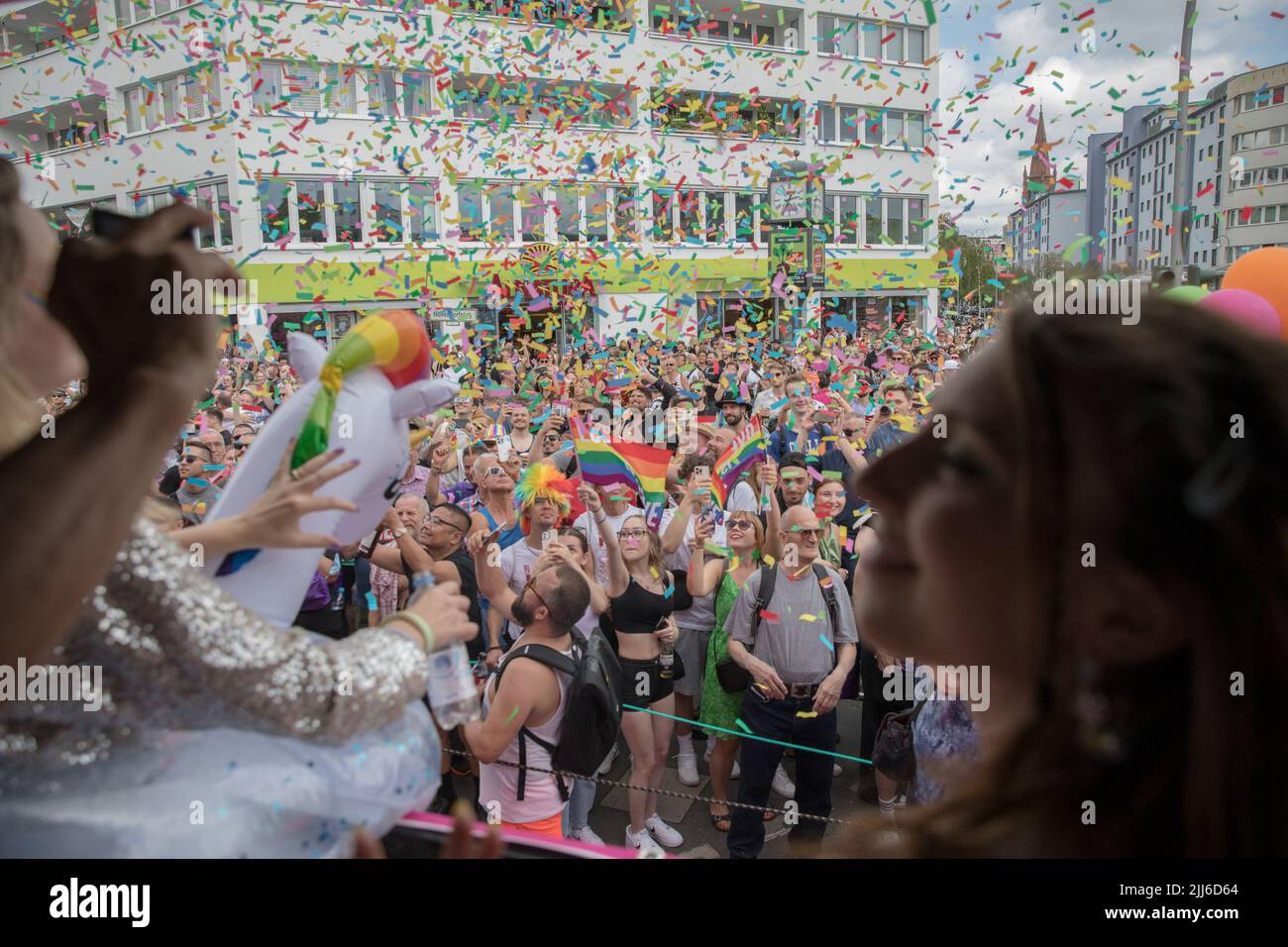 The 44th Berlin Pride Celebration, also known as Christopher Street Day ...