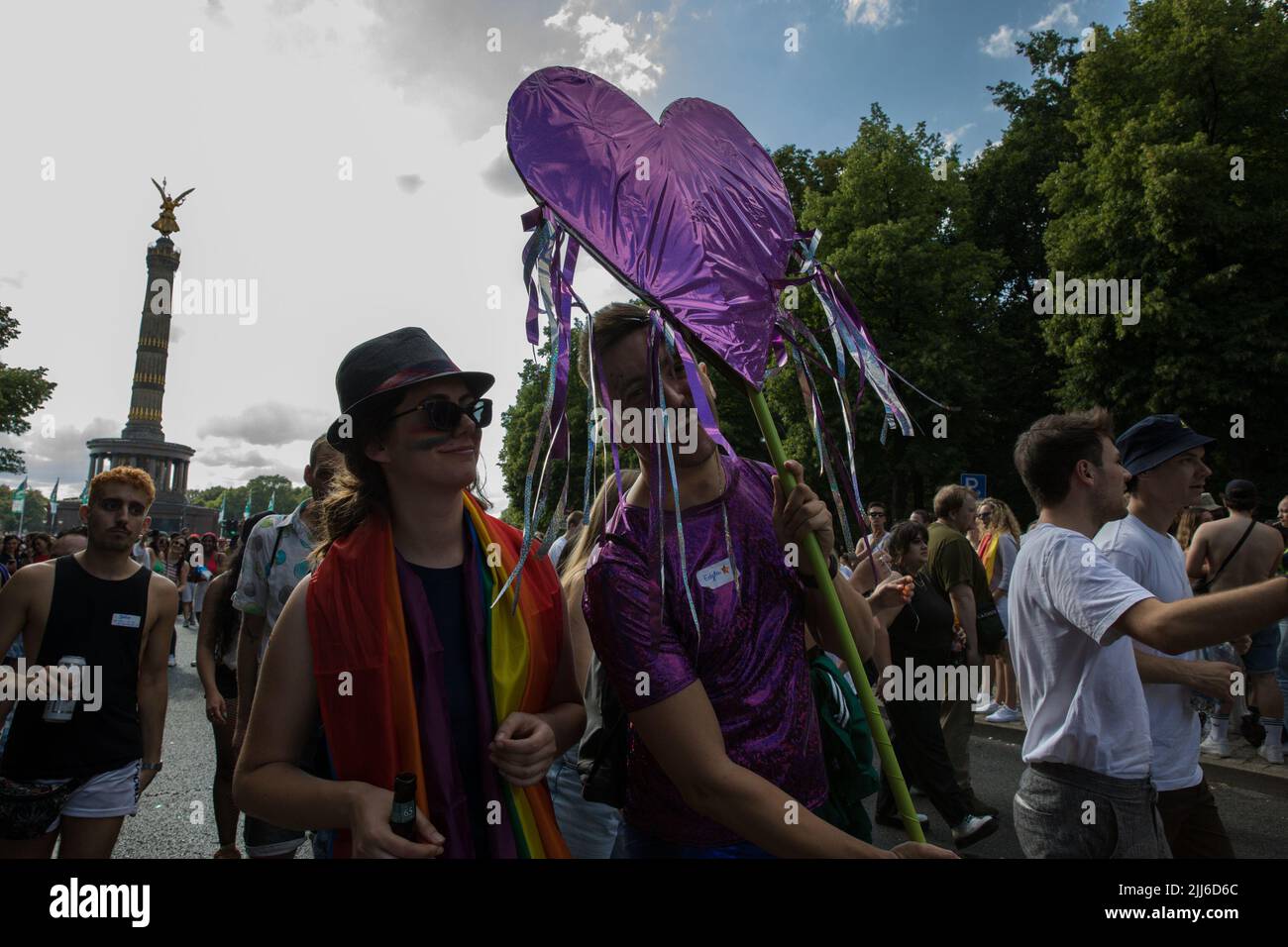 The 44th Berlin Pride Celebration, also known as Christopher Street Day ...