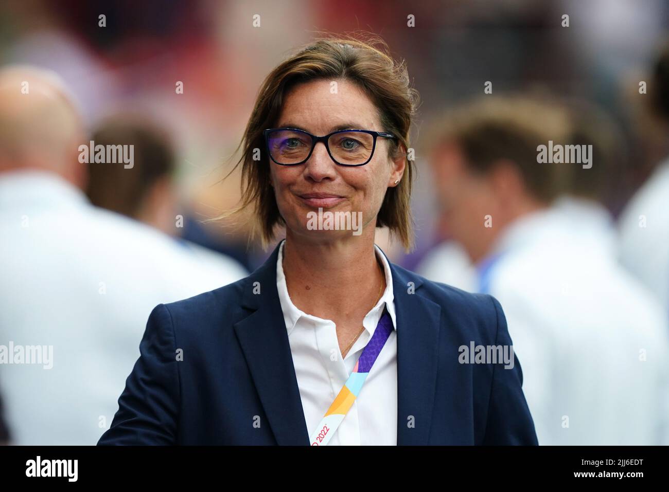 France head coach Corinne Diacre before the UEFA Women's Euro 2022 ...