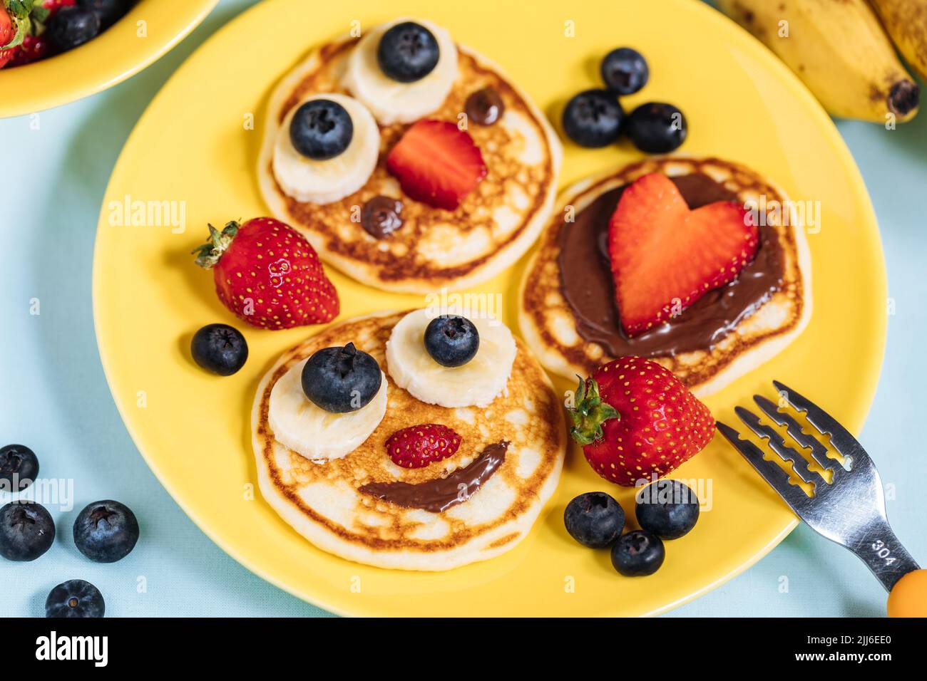 Kids food background hi-res stock photography and images - Alamy