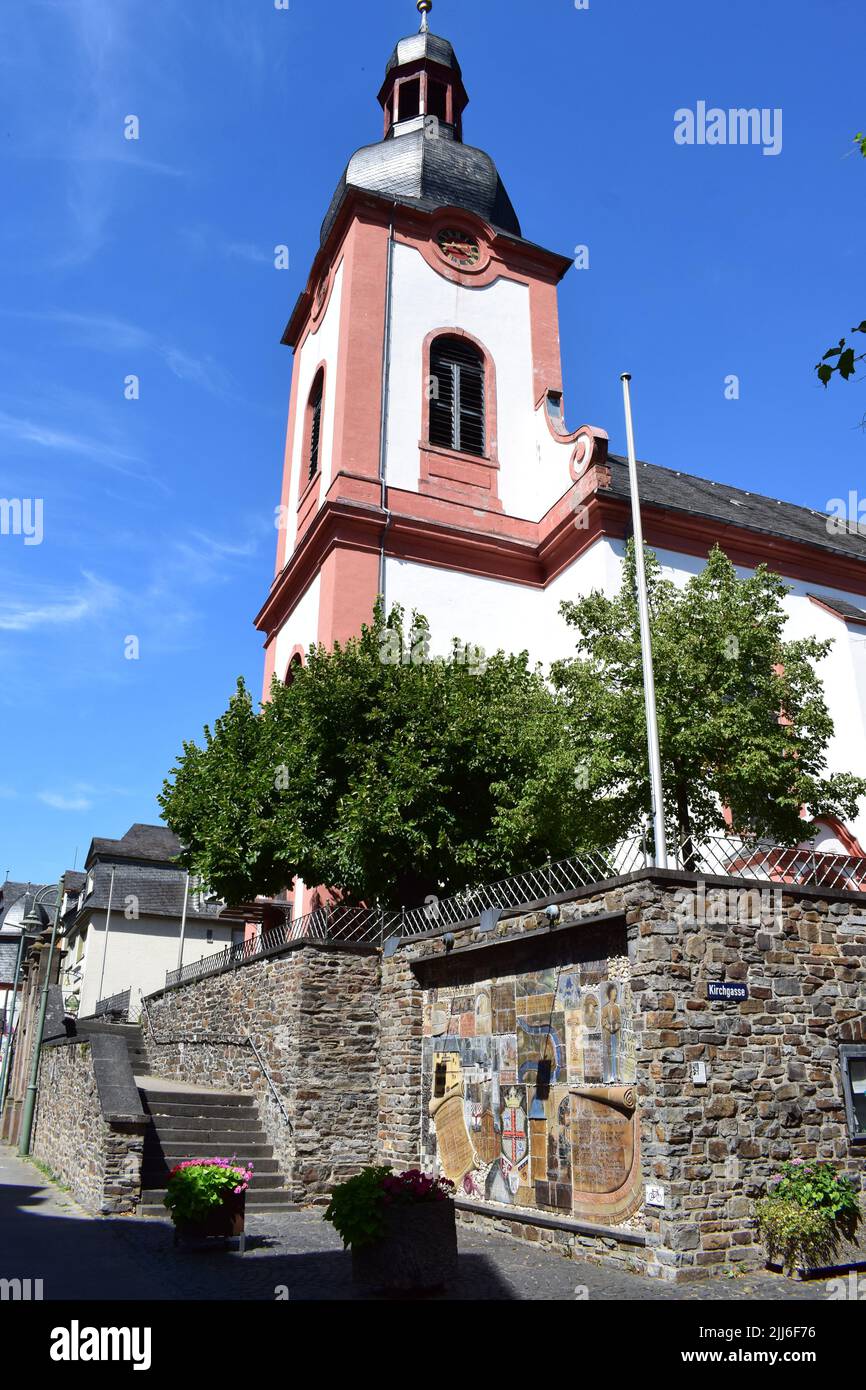 church of Zell an der Mosel Stock Photo - Alamy