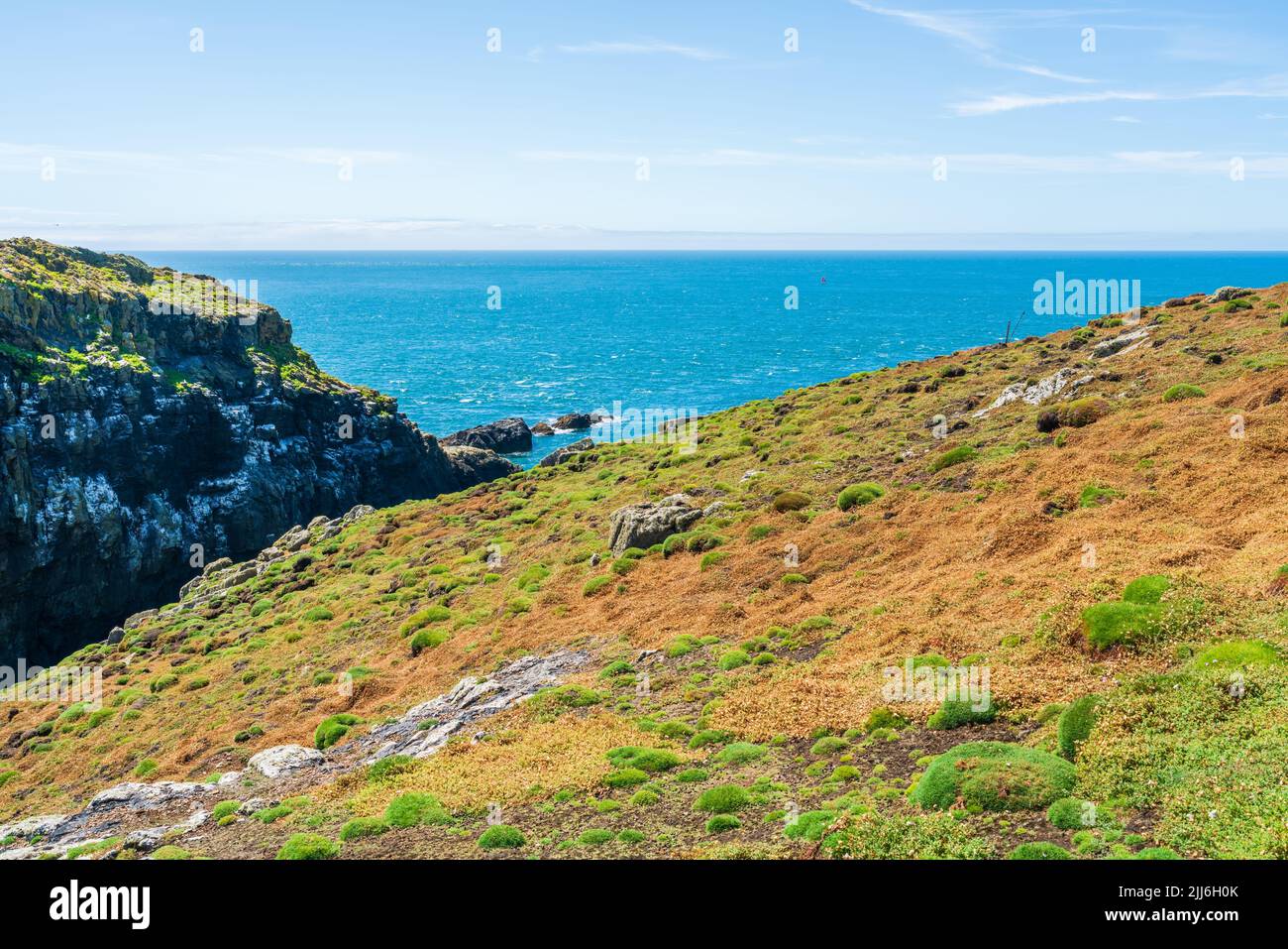 Scenic skomer island coastal view hi-res stock photography and images ...