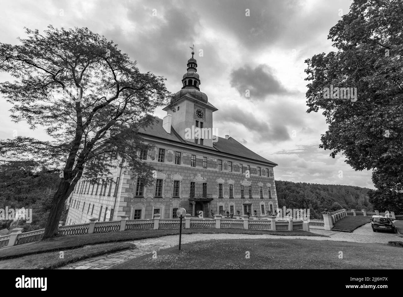 Bechyne castle Black and White Stock Photos & Images - Alamy