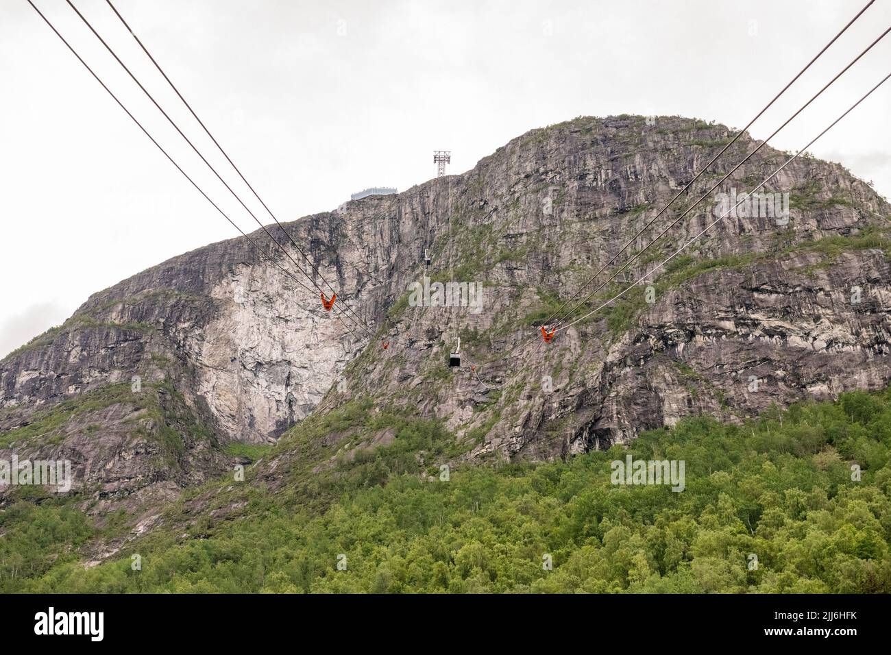 The Loen Skylift, is an aerial tramway in Loen in Stryn. The cable car ...