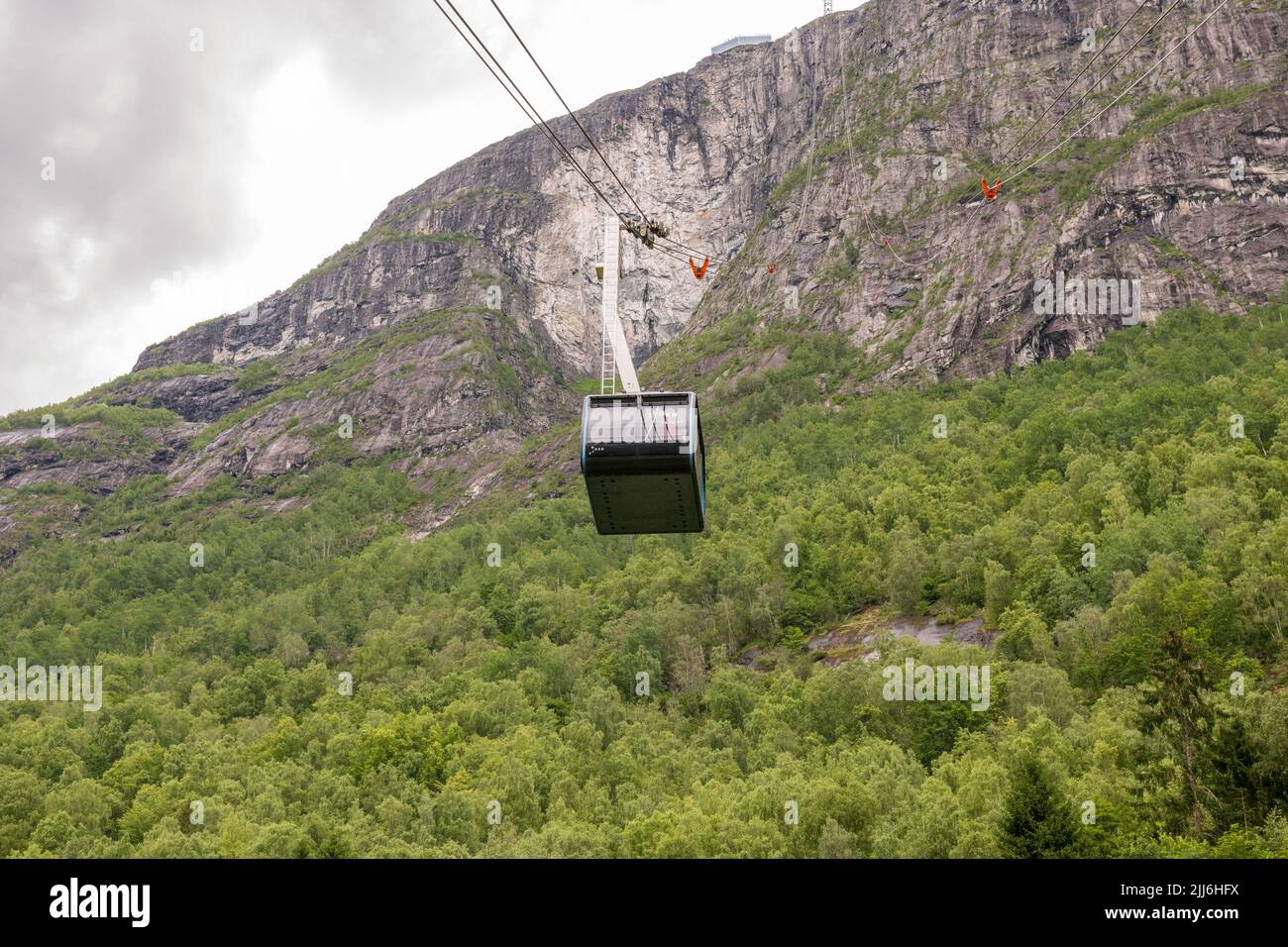 The Loen Skylift, is an aerial tramway in Loen in Stryn. The cable car ...