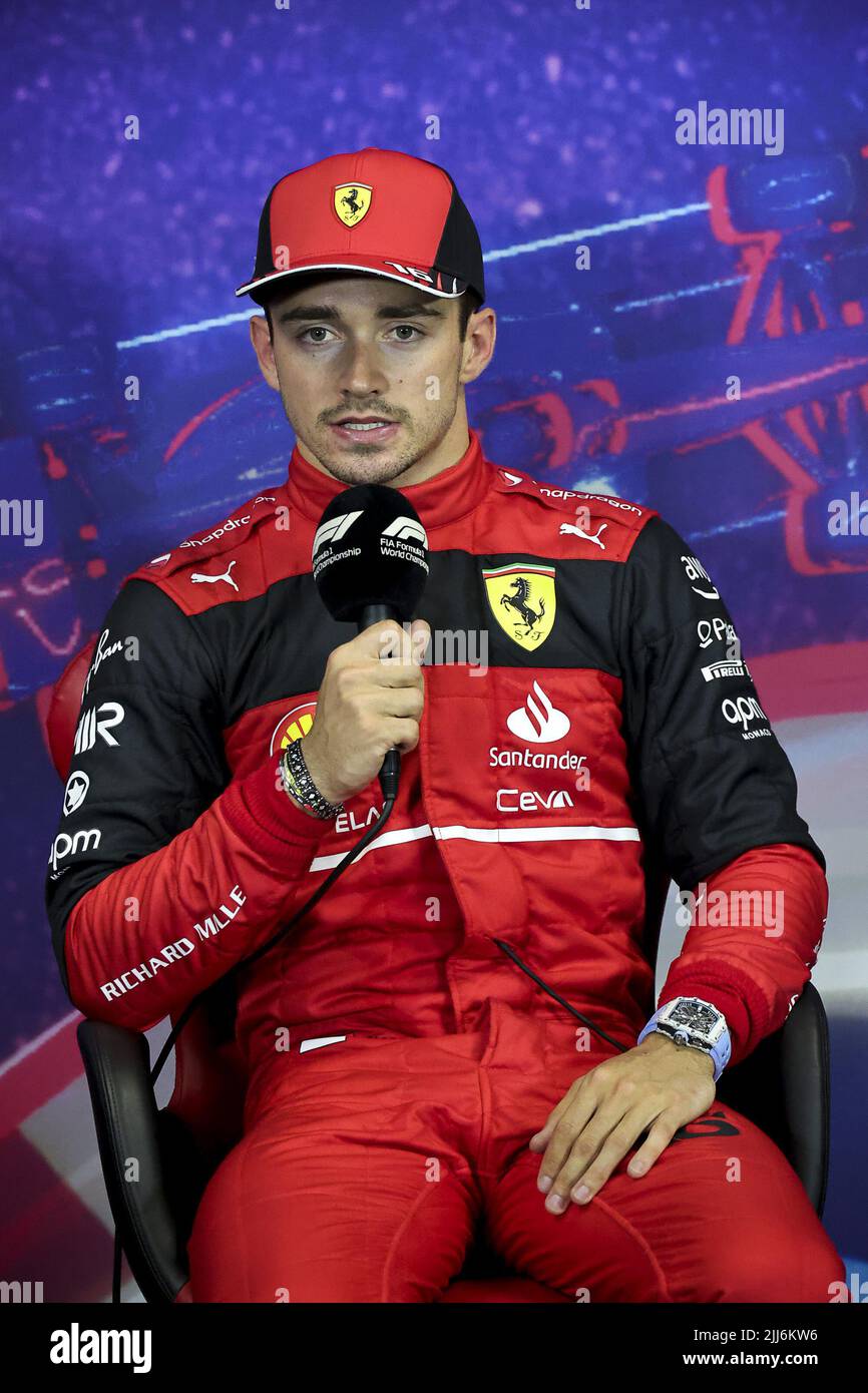 LECLERC Charles (mco), Scuderia Ferrari F1-75, portrait during the ...