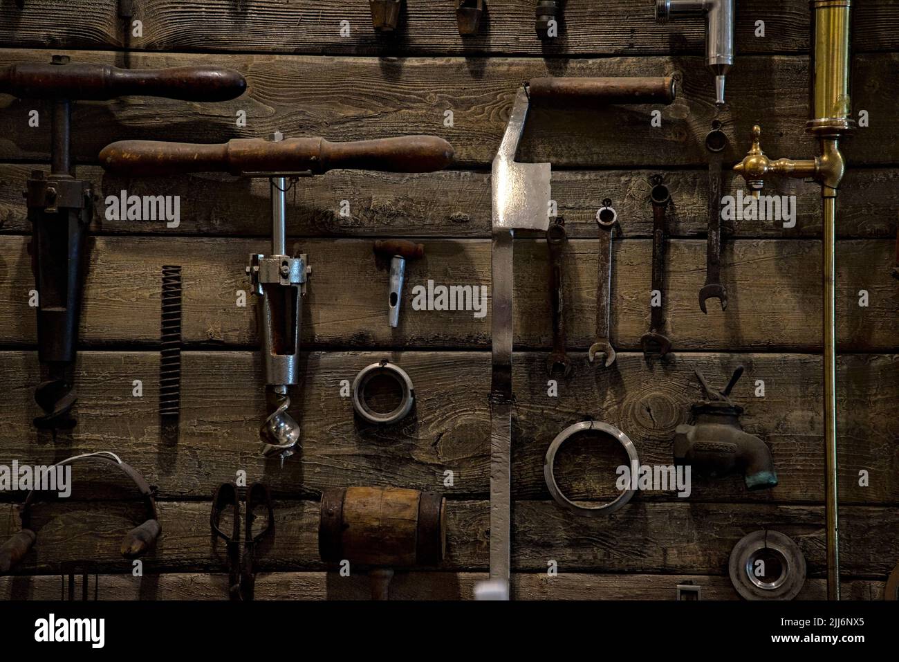 Old fashioned tools hi-res stock photography and images - Alamy