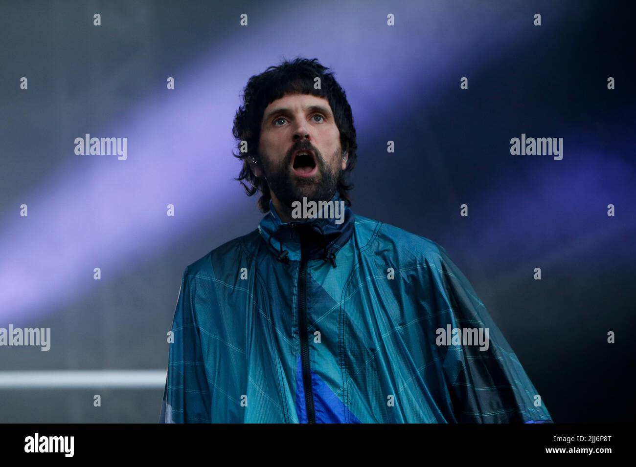 Sergio Pizzorno lead singer of Kasabian Stock Photo - Alamy