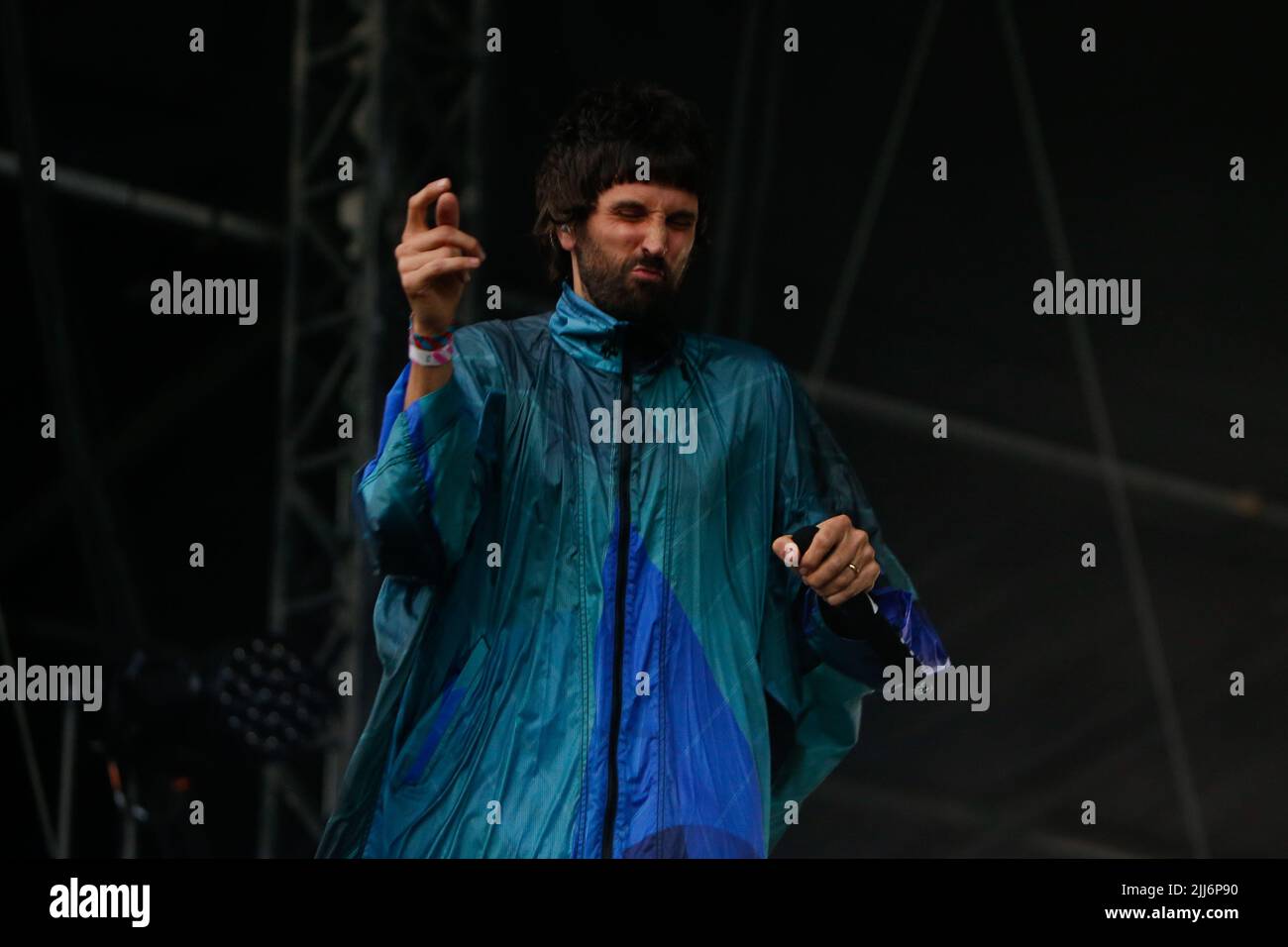 Sergio Pizzorno lead singer of Kasabian Stock Photo - Alamy