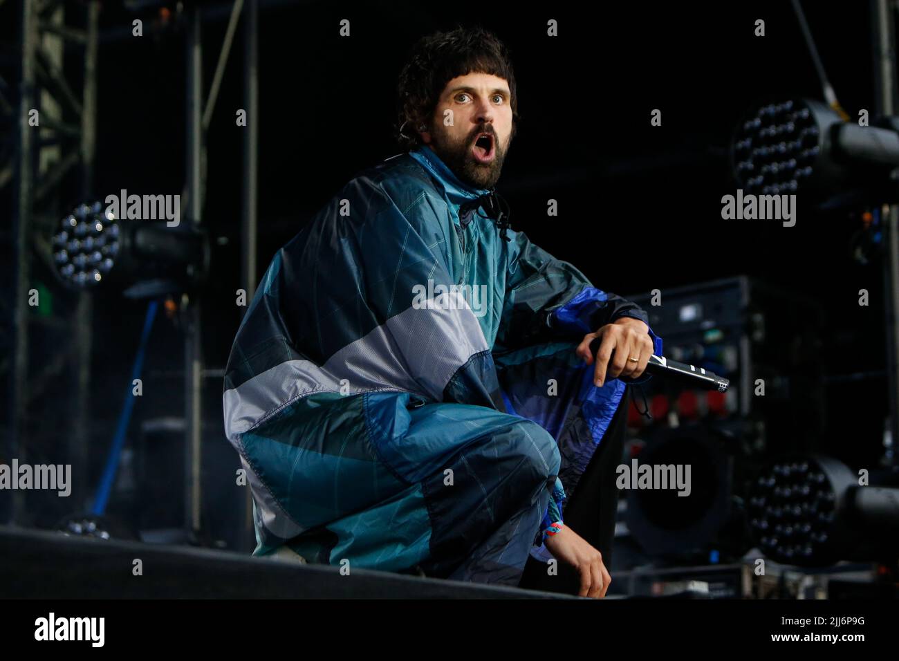 Sergio Pizzorno lead singer of Kasabian Stock Photo - Alamy