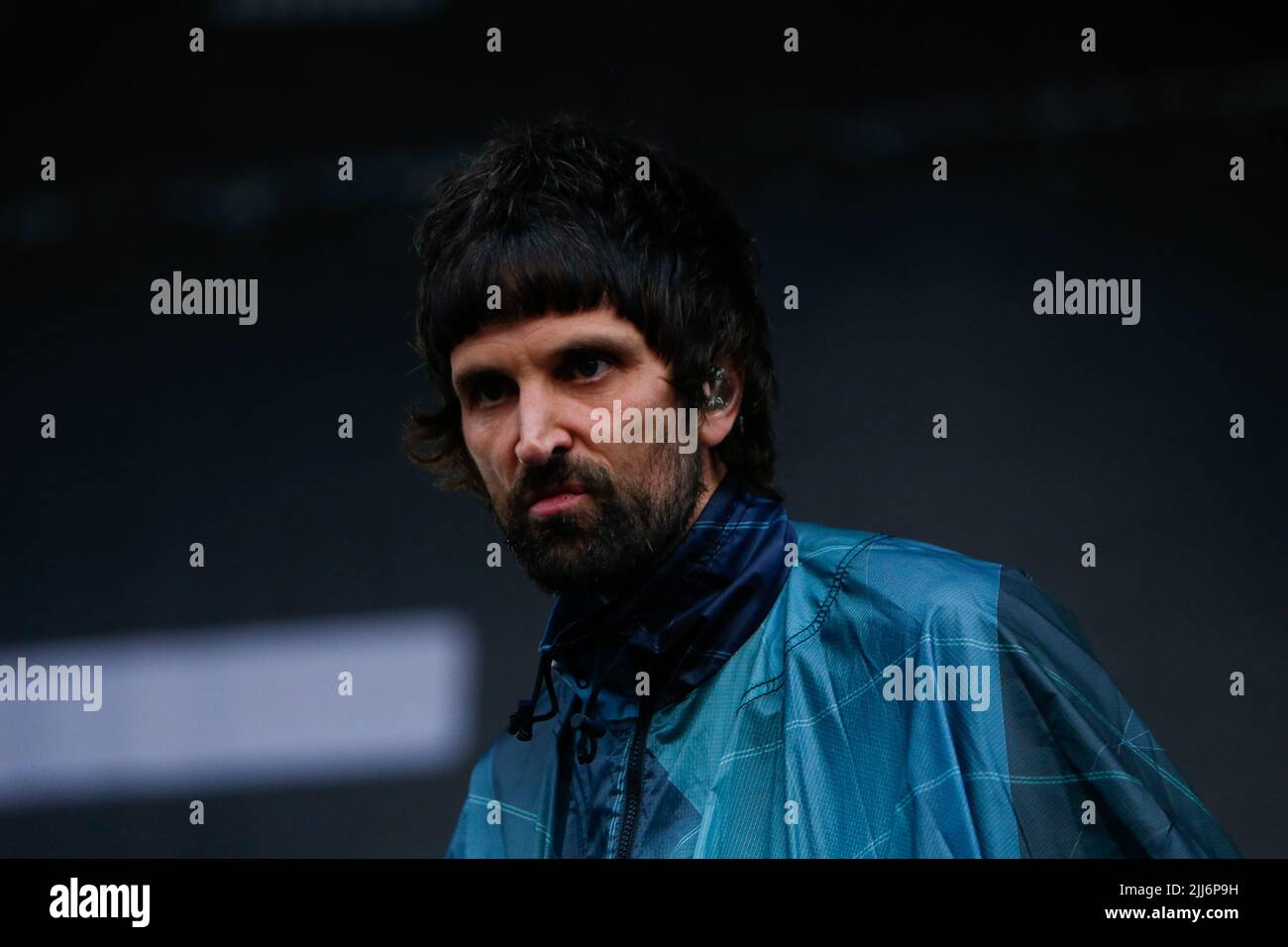 Sergio Pizzorno lead singer of Kasabian Stock Photo - Alamy
