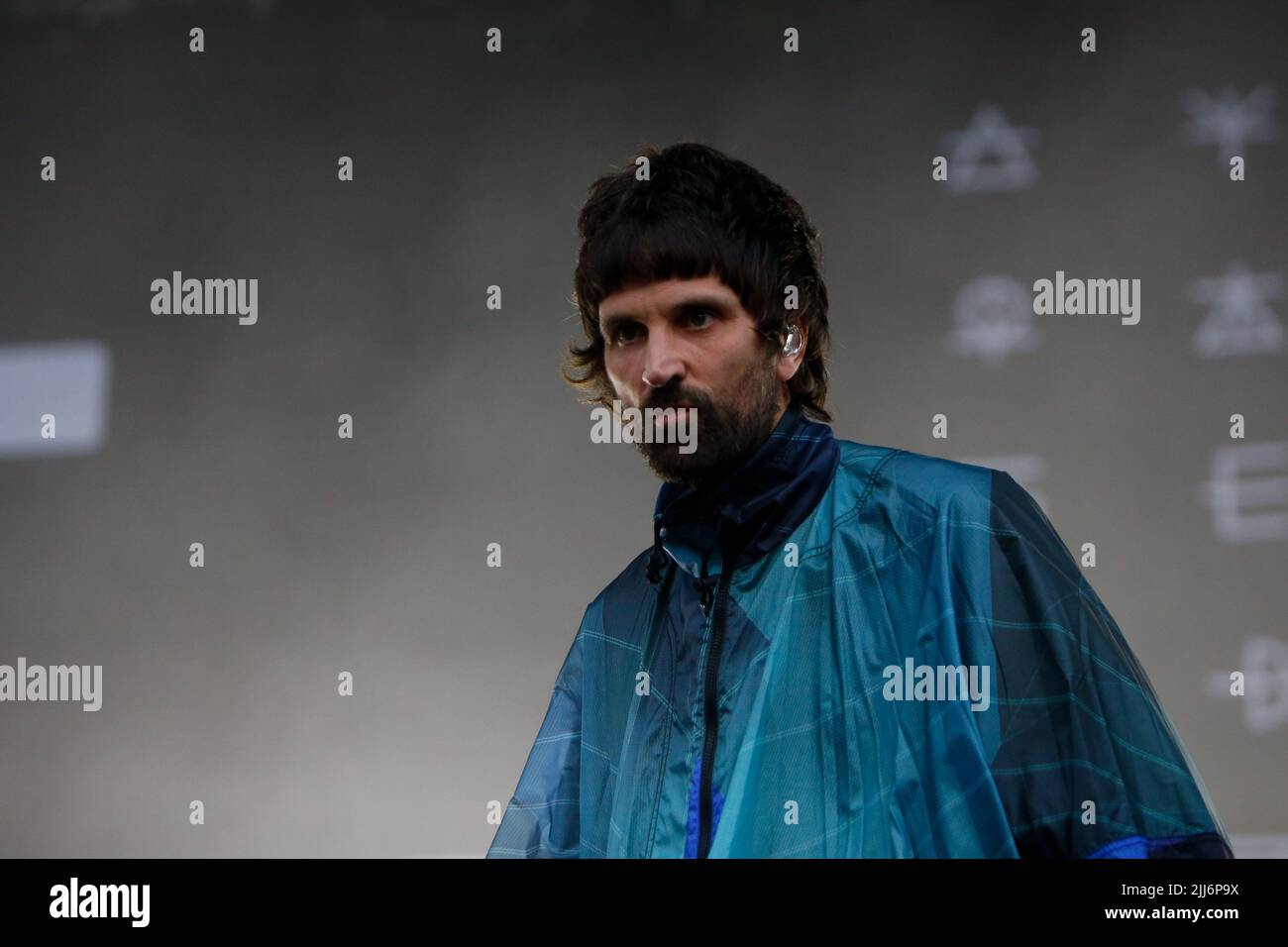 Sergio Pizzorno lead singer of Kasabian Stock Photo - Alamy