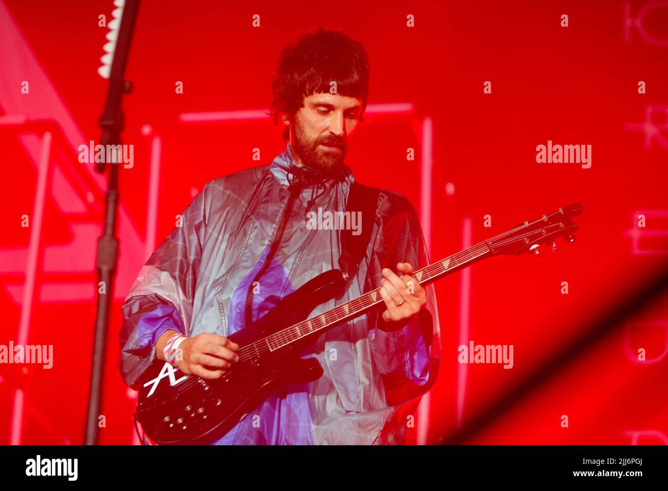Sergio Pizzorno lead singer of Kasabian Stock Photo - Alamy