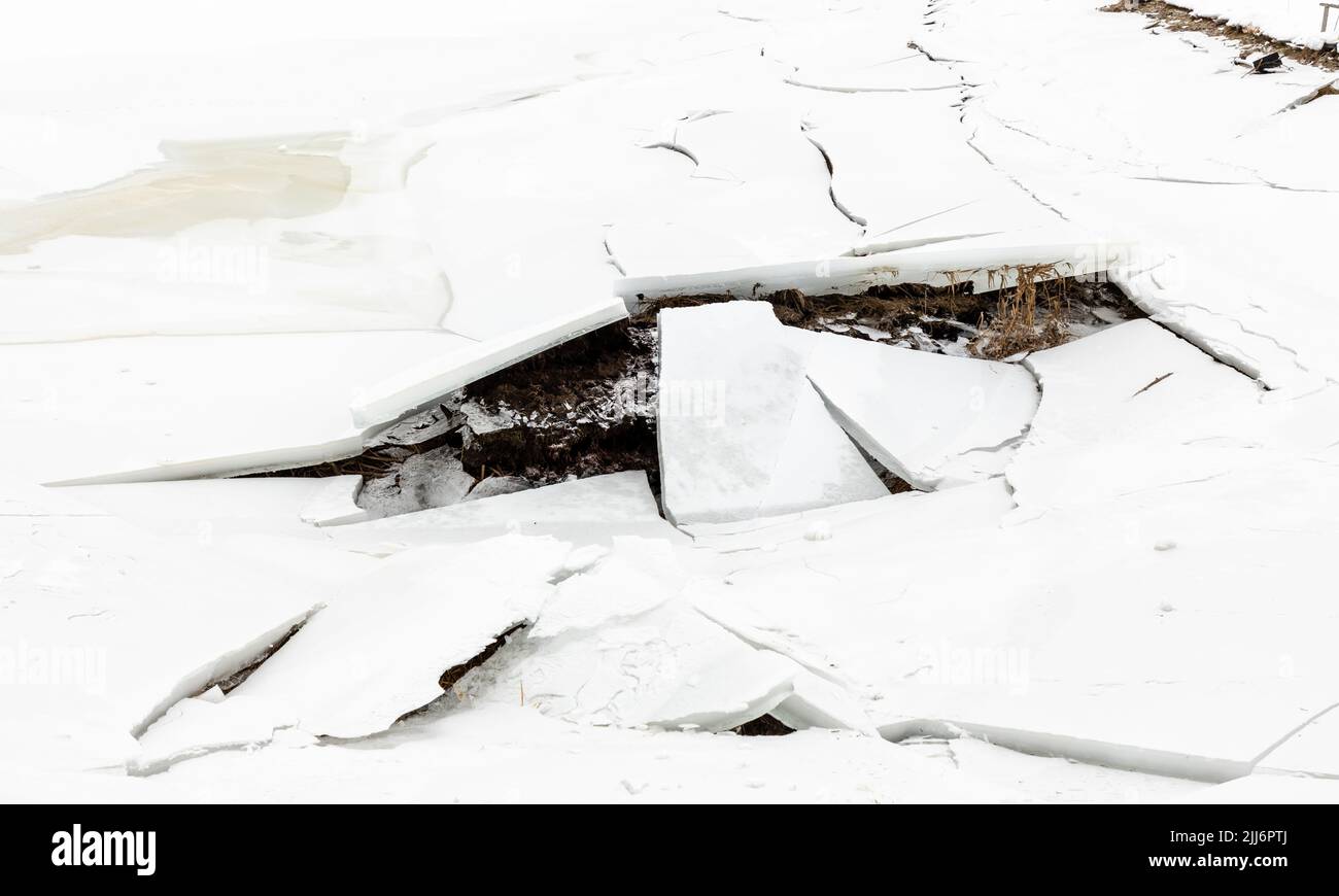 Broken ice Cut Out Stock Images & Pictures - Alamy