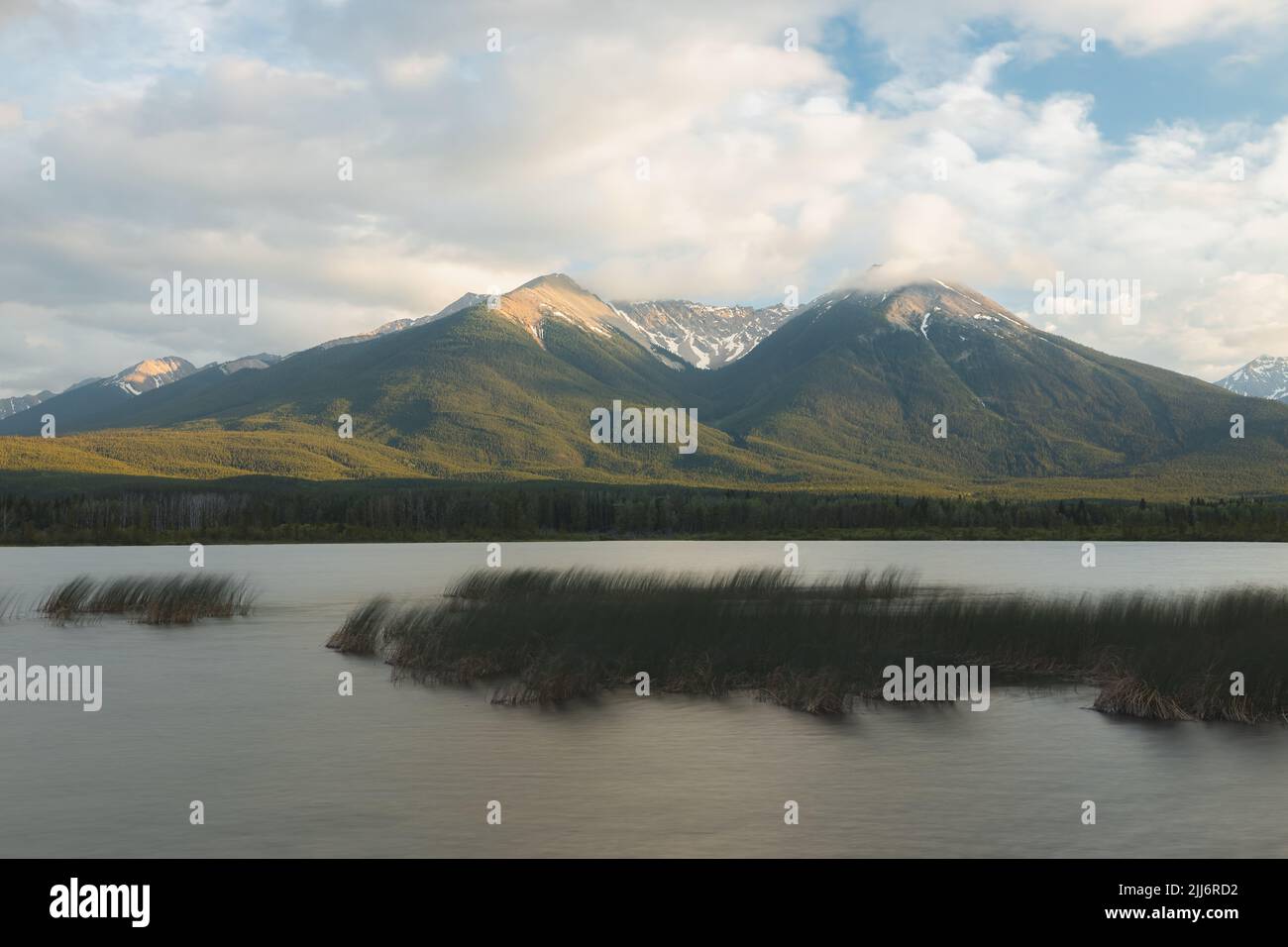 Scenic landscape view of Sundance Peak and mountain range from ...