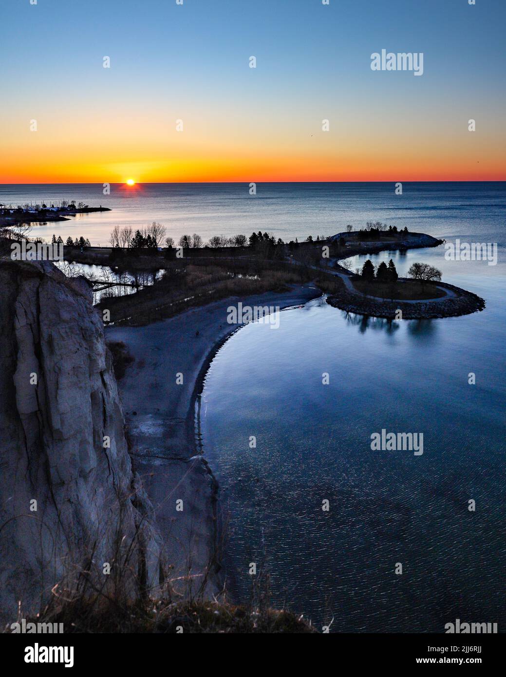 A night view of Newfoundland city in Canada Stock Photo - Alamy