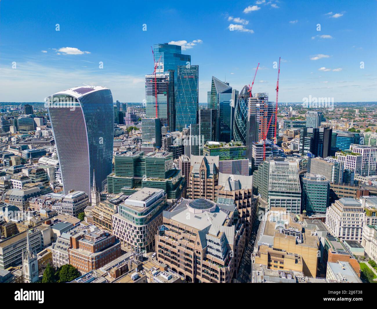 Modern buildings Downtown London Cityscape Stock Photo - Alamy