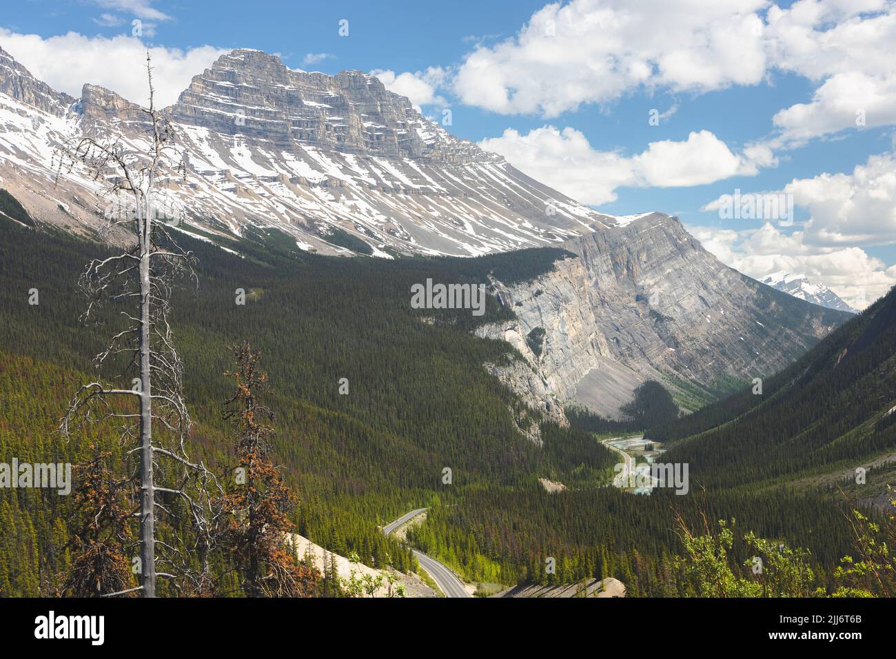 Icefields parkway from big bend hi-res stock photography and images - Alamy