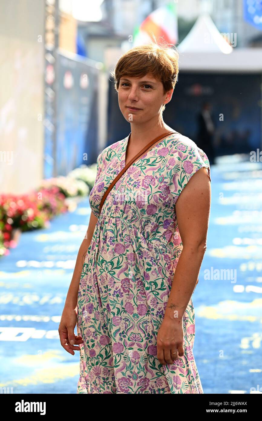 GIFFONI VALLE PIANA, ITALY - JULY 23: Francesca Milano attend the ...