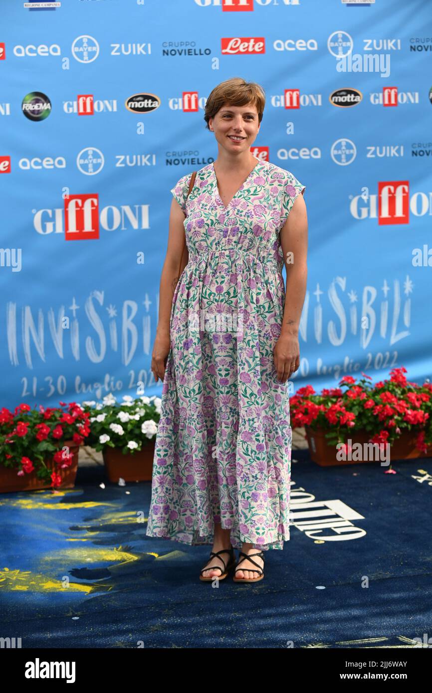 GIFFONI VALLE PIANA, ITALY - JULY 23: Francesca Milano attend the ...