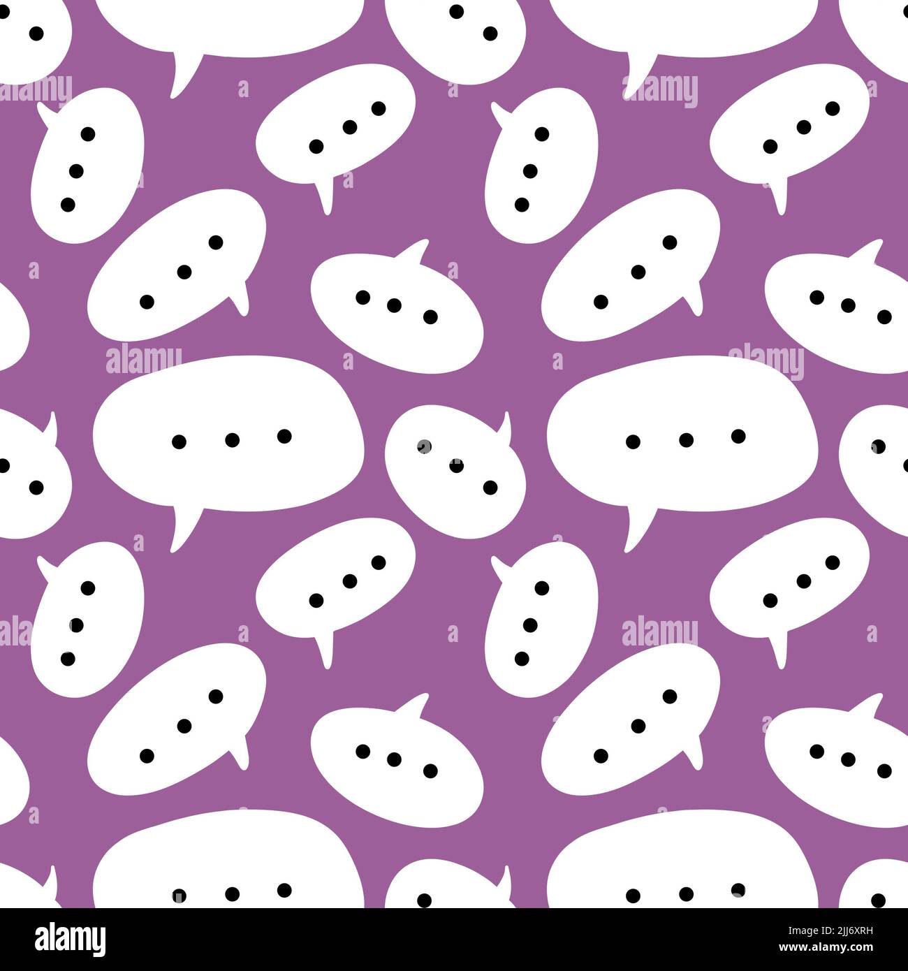 Messages seamless cartoon text bubble pattern for wrapping paper and ...