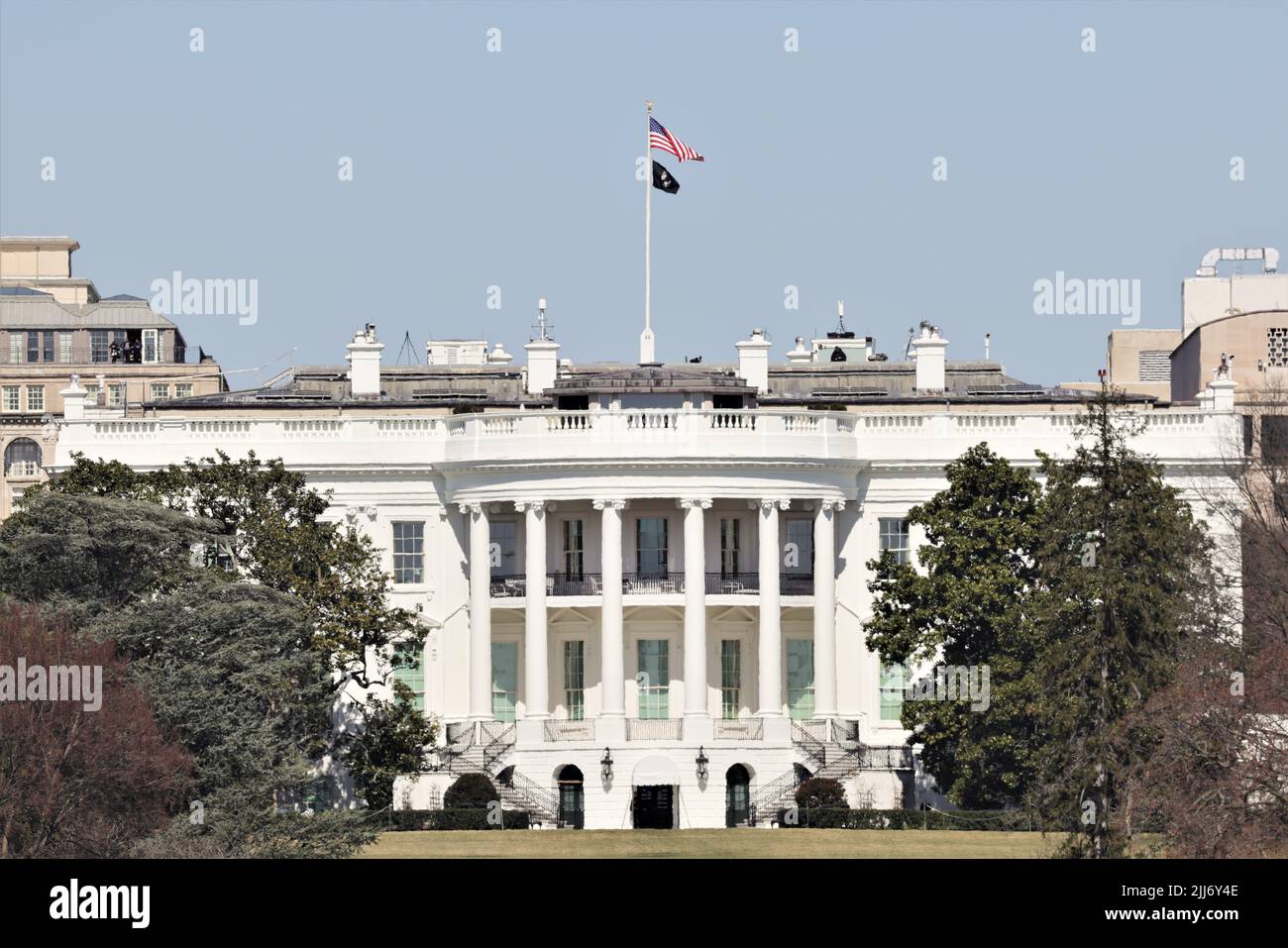 The White House building in Washington dc Stock Photo - Alamy